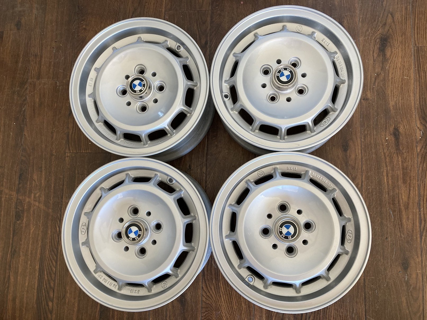 Factory option 13x5 Alloy wheel set Powder coated |﻿ Miscellaneous