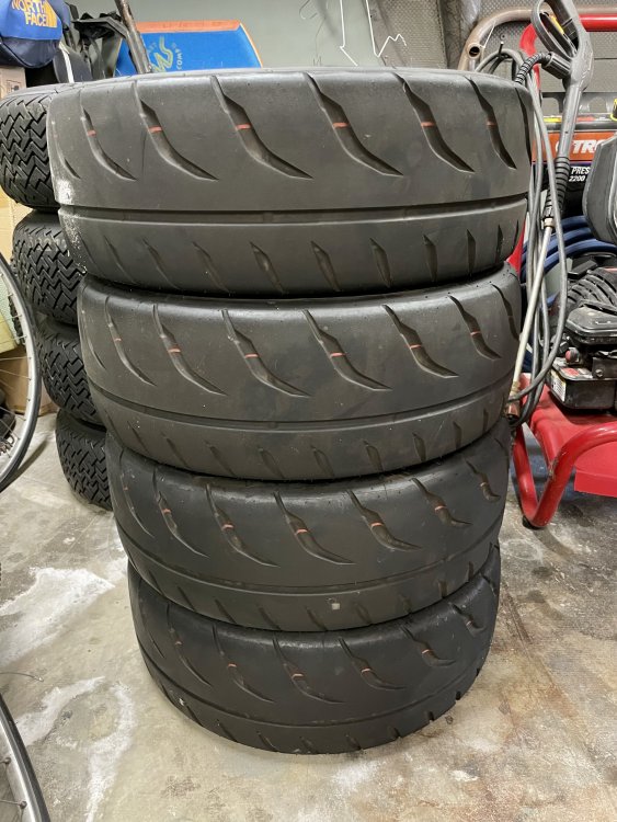 Widened Steelies: 13x5.5 with New 185/60r13 Toyo R888R - Miscellaneous ...