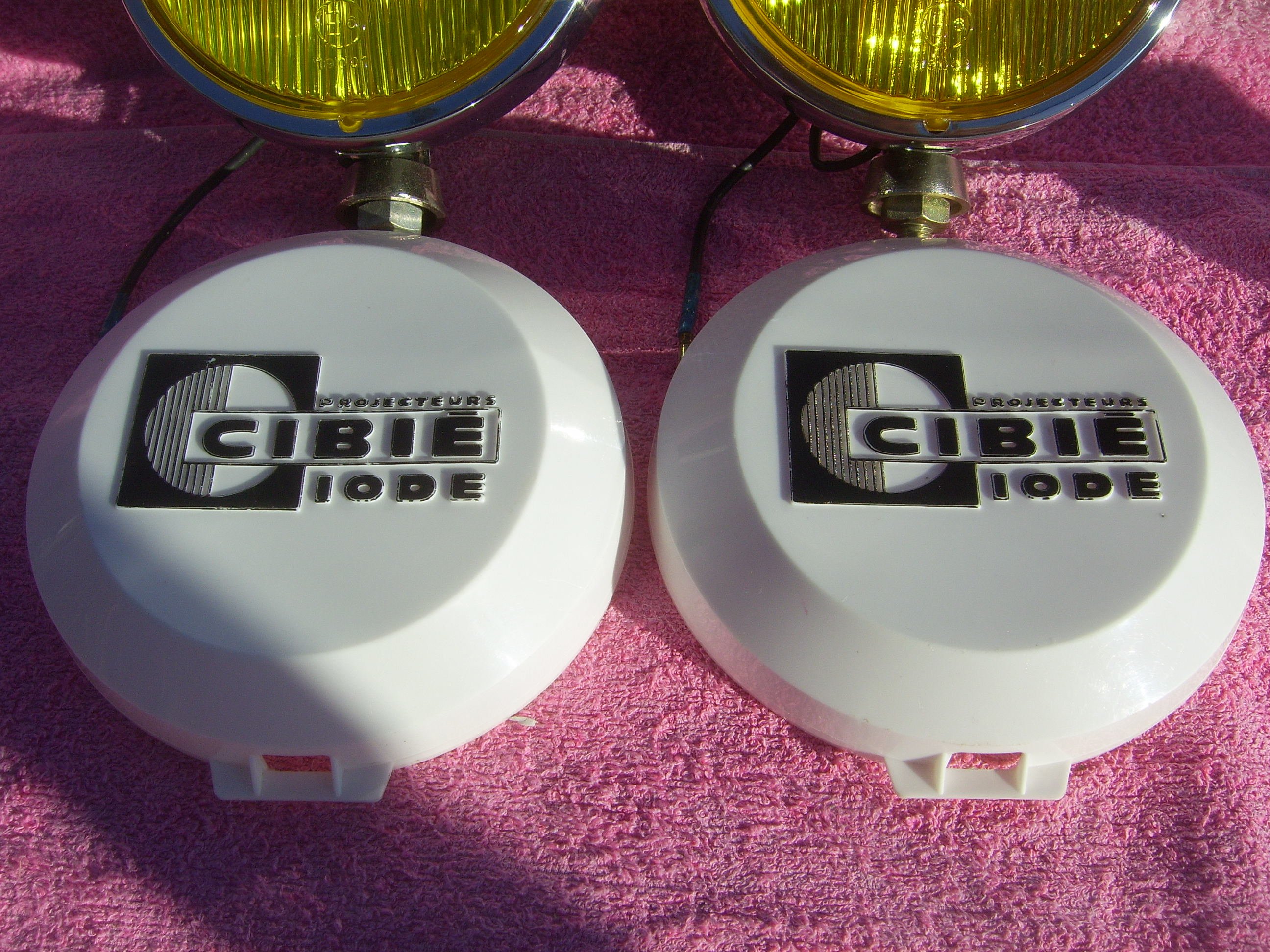 SOLD NOS Cibie Yellow Fog Lights + NOS Covers |﻿ Miscellaneous