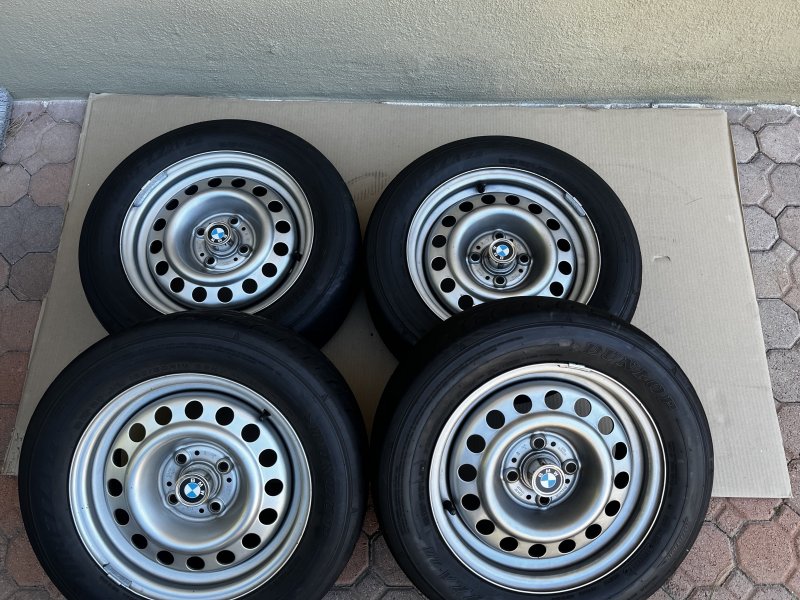 E30 steel wheels with Dunlop Direzza ZIII |﻿ Miscellaneous