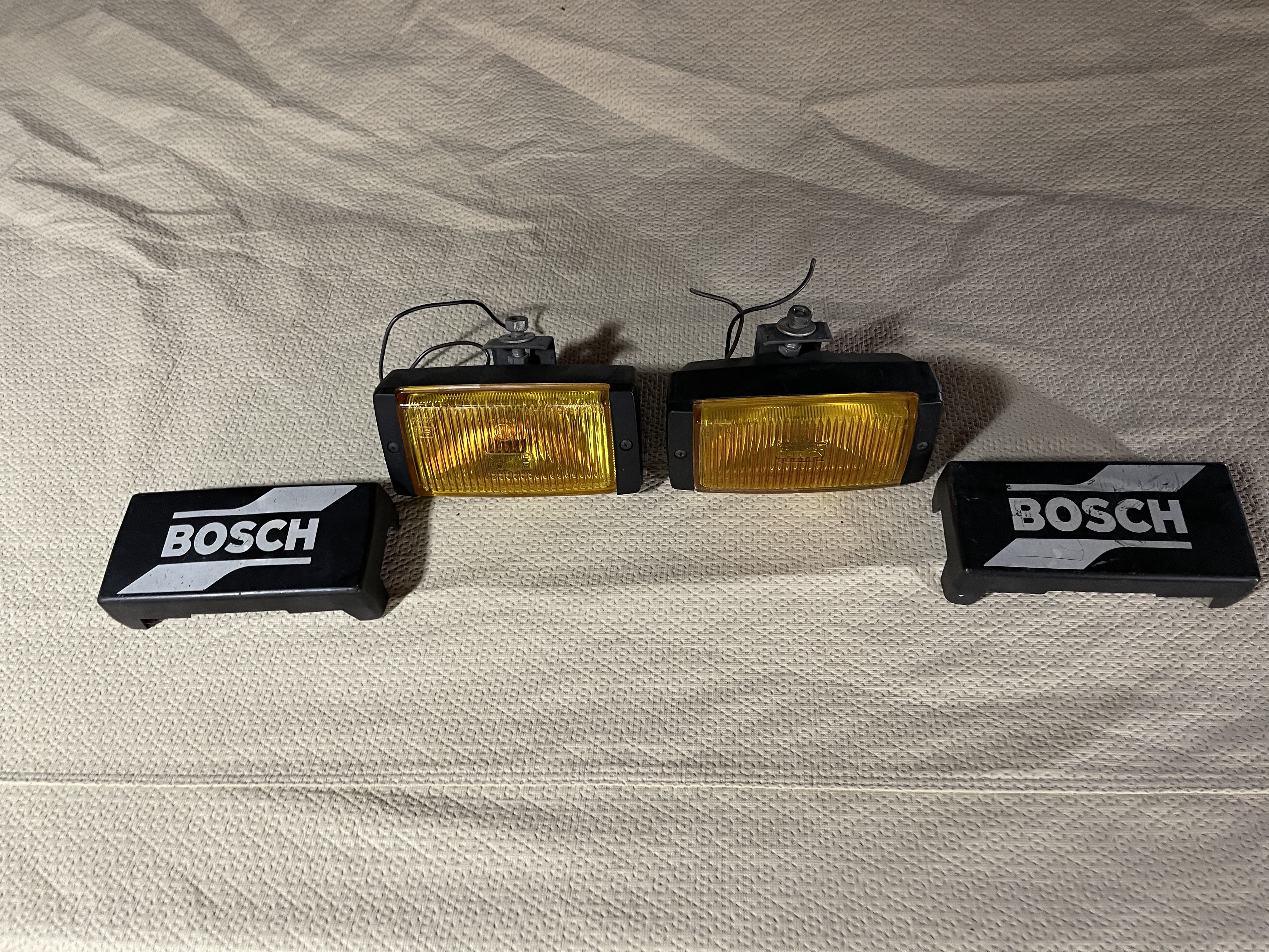 For Sale: Rectangular Yellow Bosch Fog lights w/Covers - Miscellaneous ...