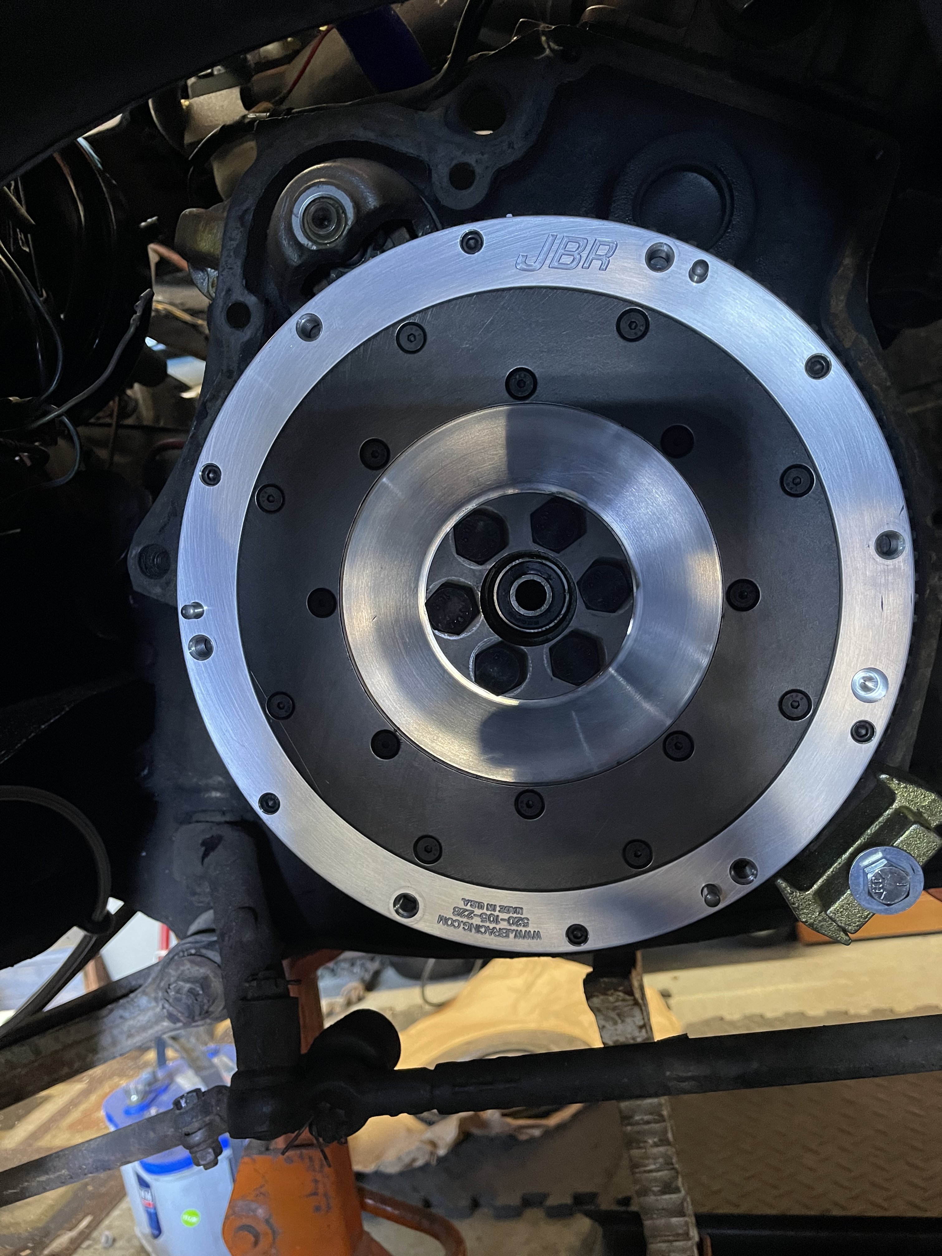 6 bolt JBR aluminum flywheel timing marks |﻿ BMW 2002 and other '02