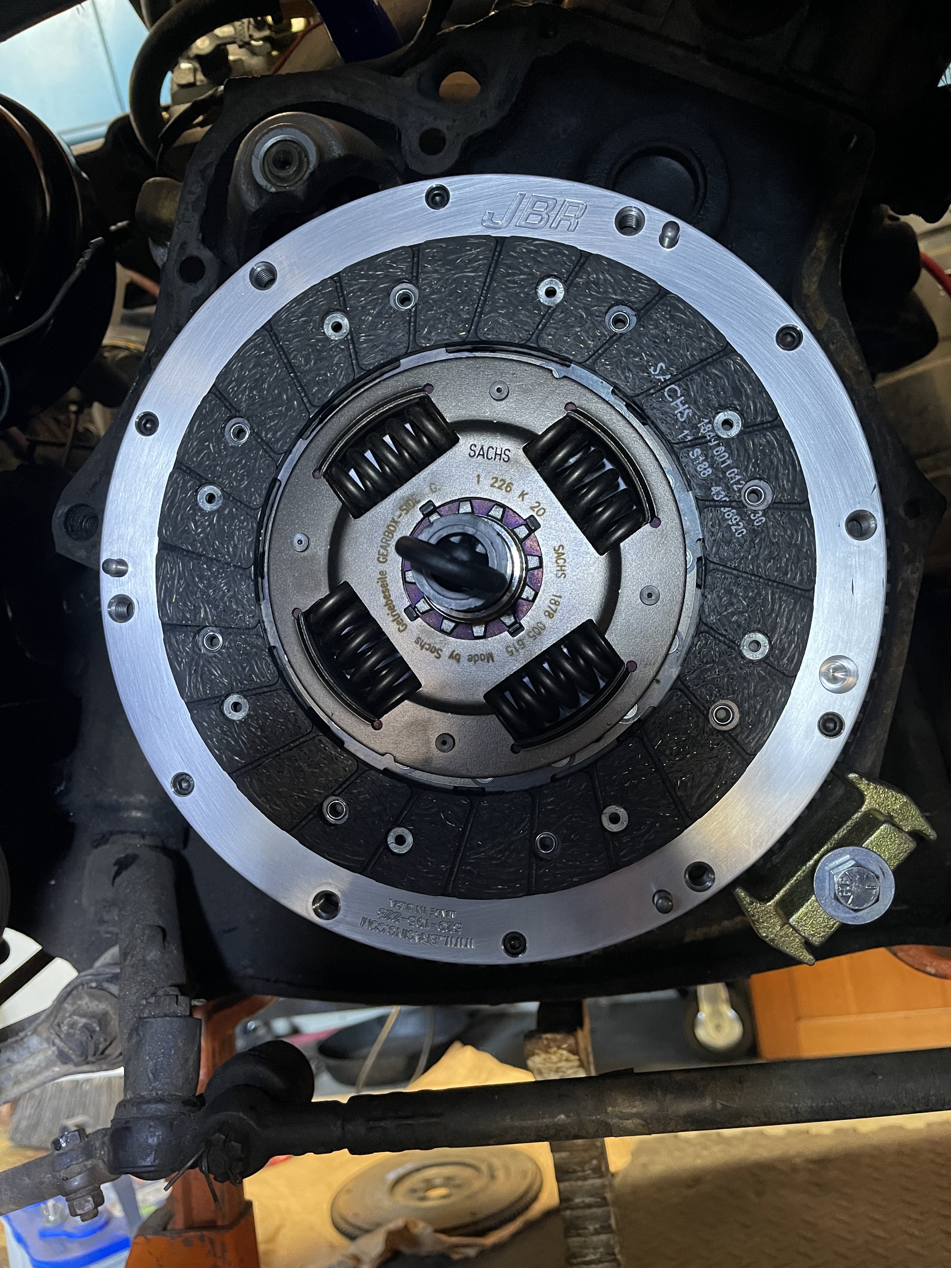 6 bolt JBR aluminum flywheel timing marks |﻿ BMW 2002 and other '02