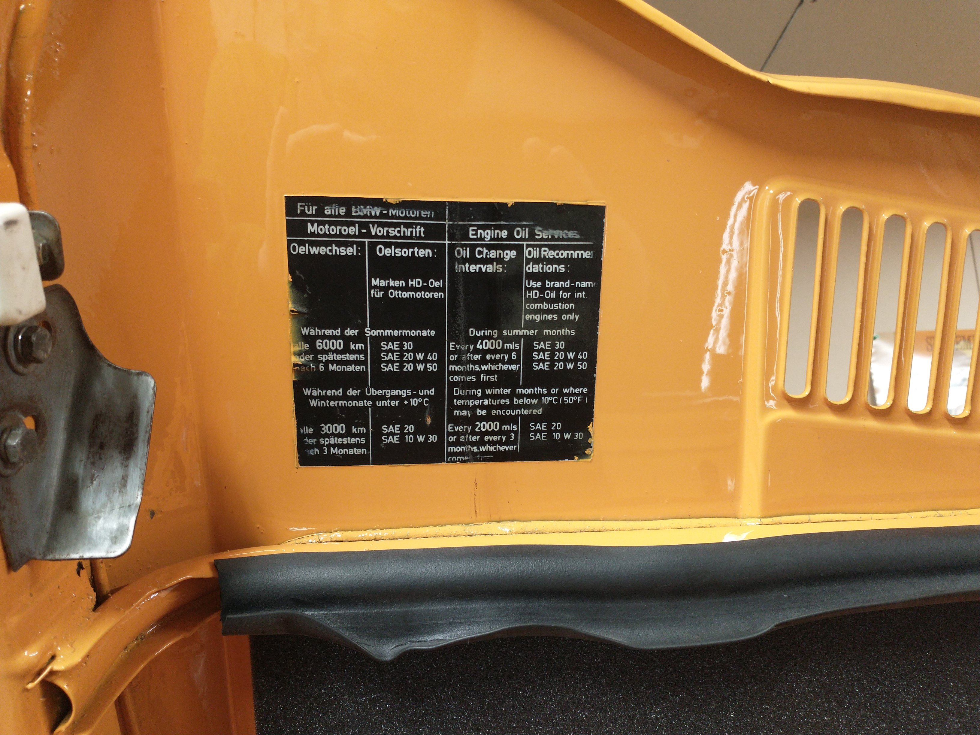 Engine Bay Decals: where to find/placement for Ti? |﻿ BMW 2002 and ...