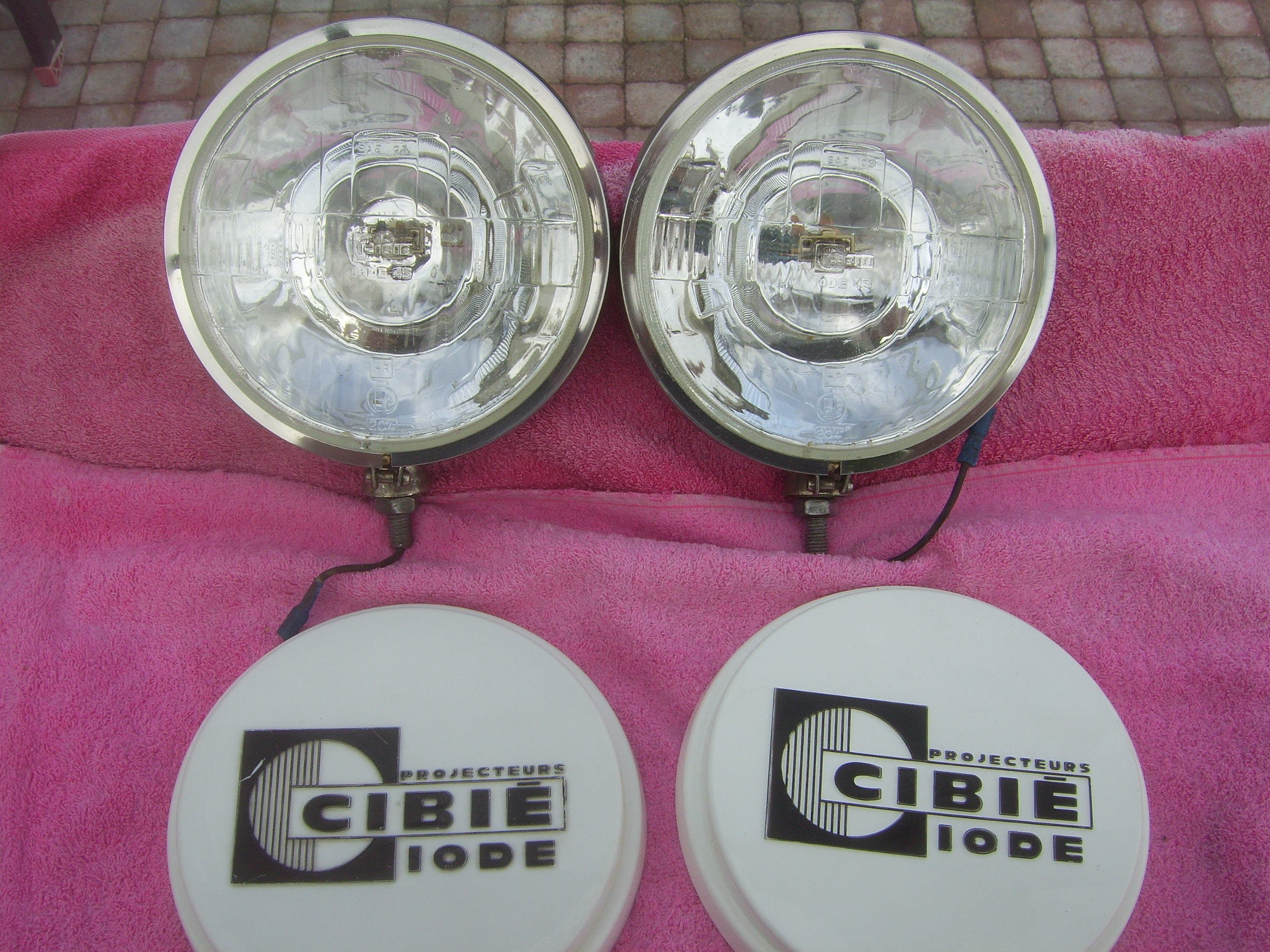 FS: Cibie 45 Iode Clear Driving Lights + Covers |﻿ Miscellaneous