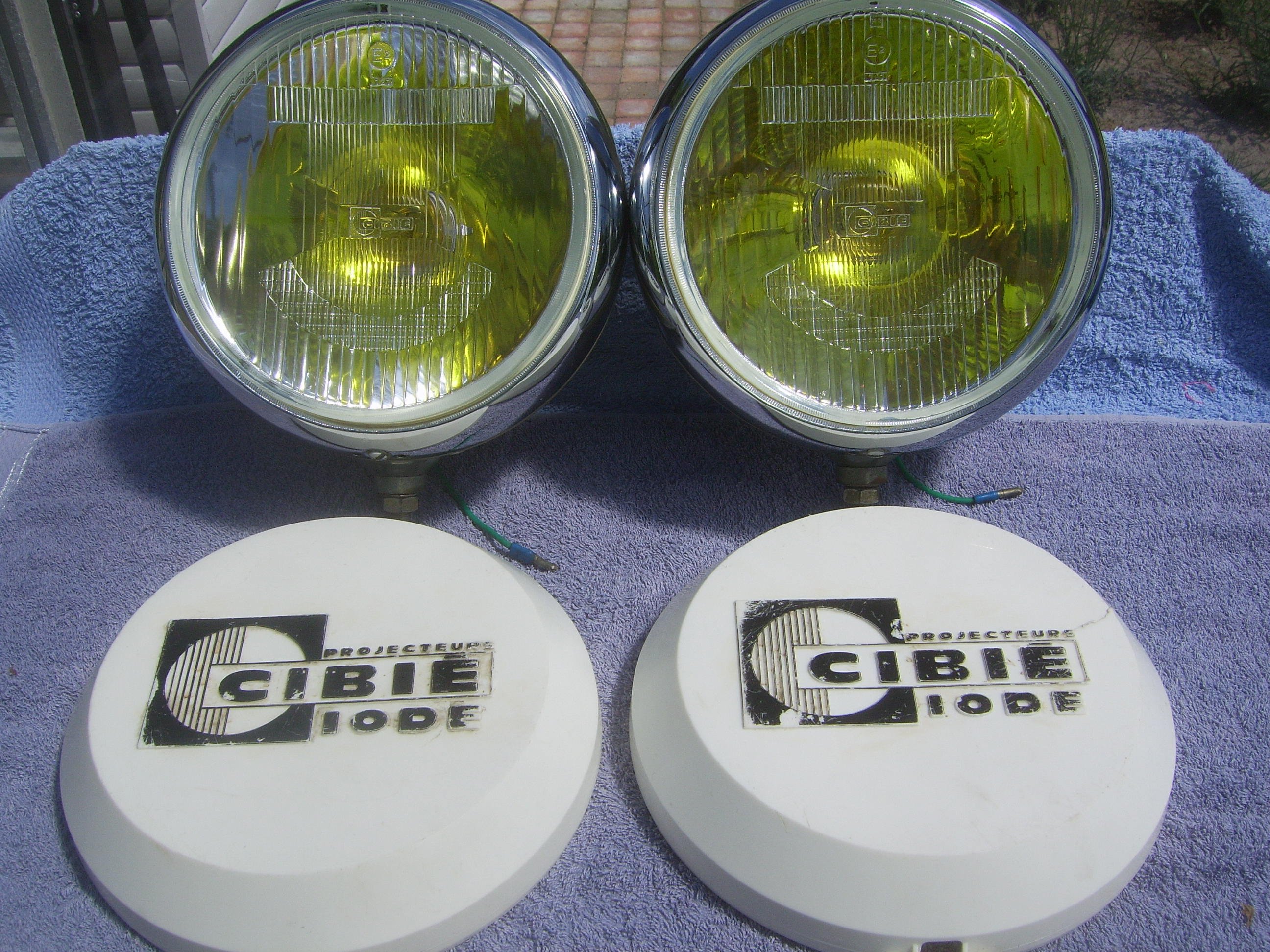 SOLD Set Cibie Super Oscars Driving Lights + Covers |﻿ Miscellaneous