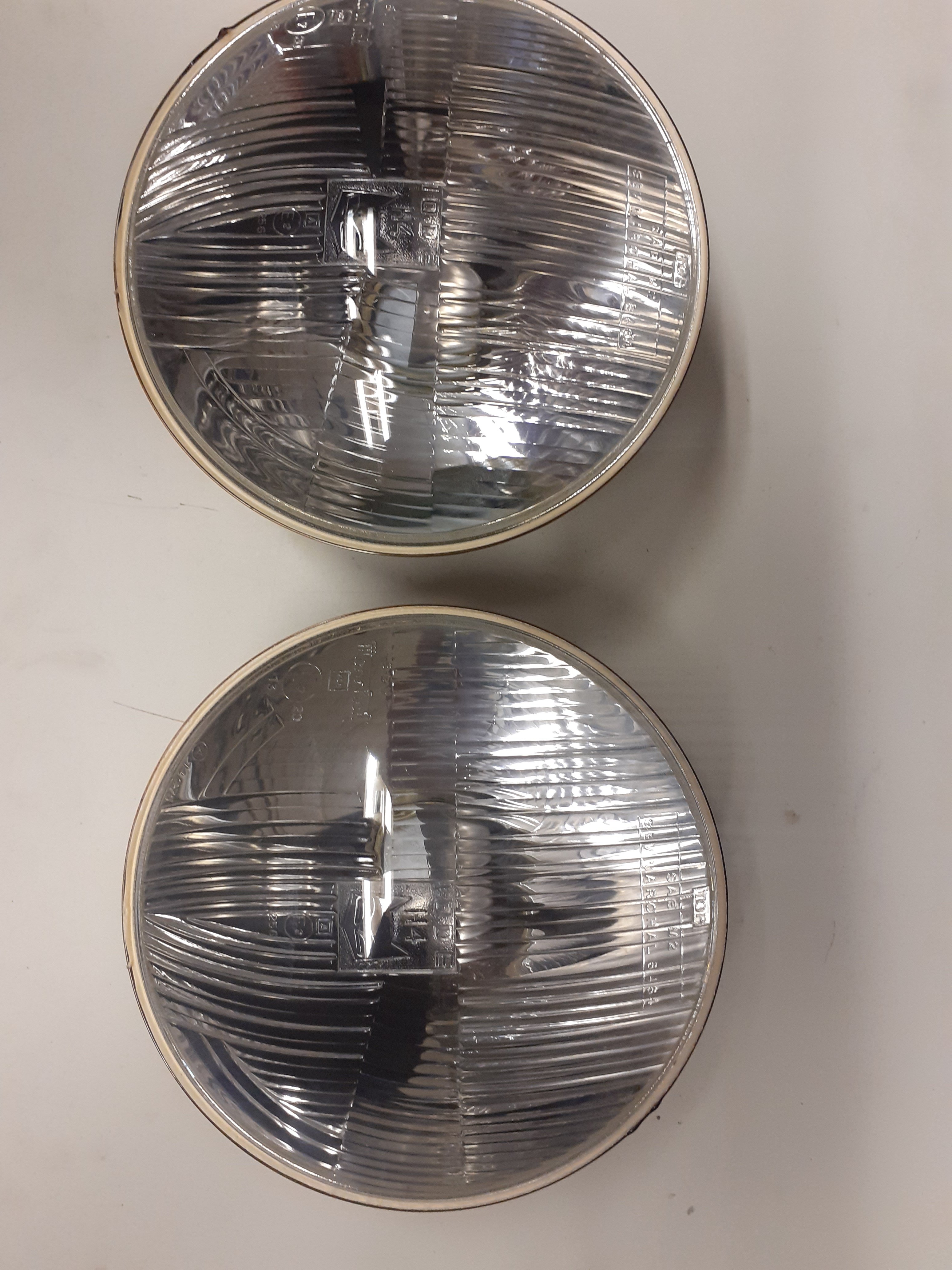 Vintage headlights - Marchal Amplilux, H4; and Cibié Euro H4 ...