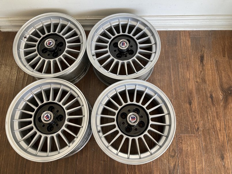Vintage 15x7 Alpina style wheels (Made in Italy) |﻿ Miscellaneous