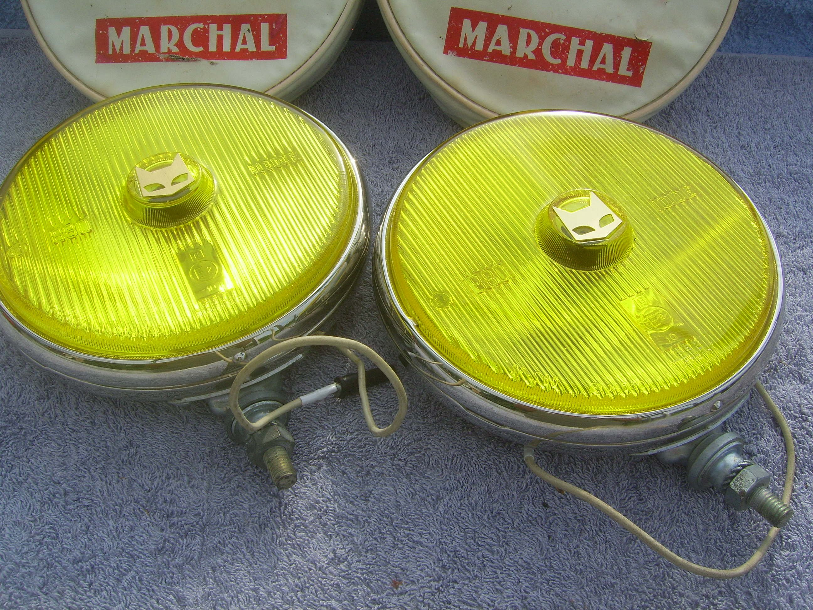 FS: Marchal 880 Yellow Fog Lights + Soft Covers |﻿ Miscellaneous