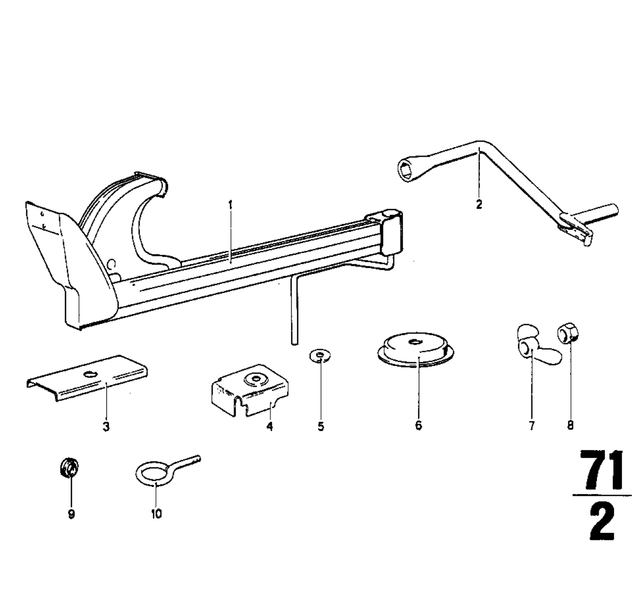 WTB- JACK MOUNTING AND ROUND SPARE TIRE HOLD DOWN PLATES |﻿ Parts Wanted