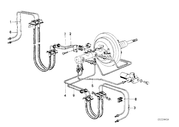 Brake Line Routing at Master Cylinder |﻿ BMW 2002 and other '02