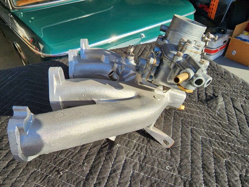 Weber single barrel carb and intake made in Italy |﻿ Miscellaneous