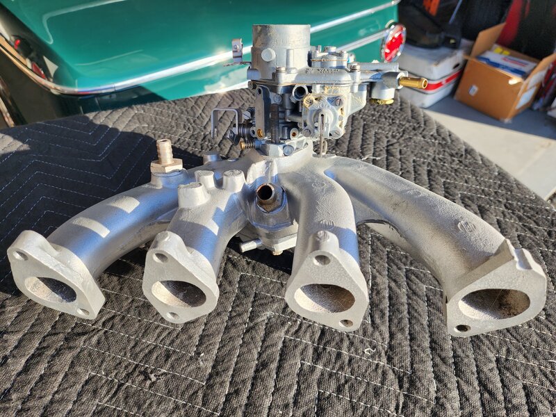 Weber single barrel carb and intake made in Italy |﻿ Miscellaneous