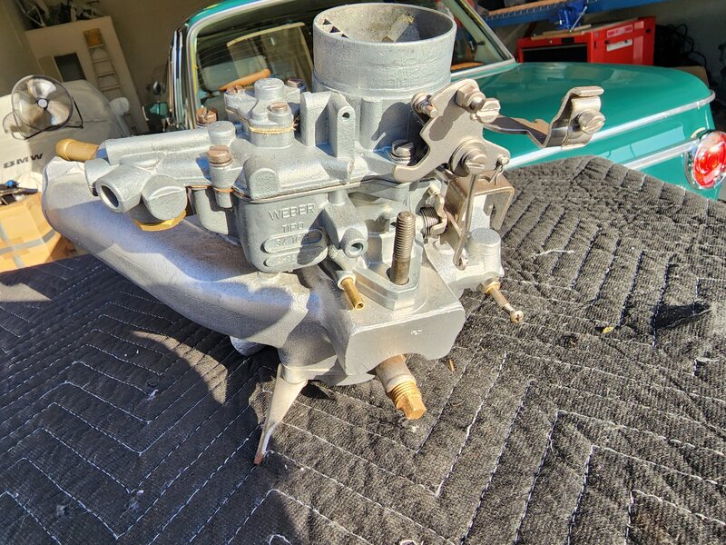 Weber single barrel carb and intake made in Italy |﻿ Miscellaneous