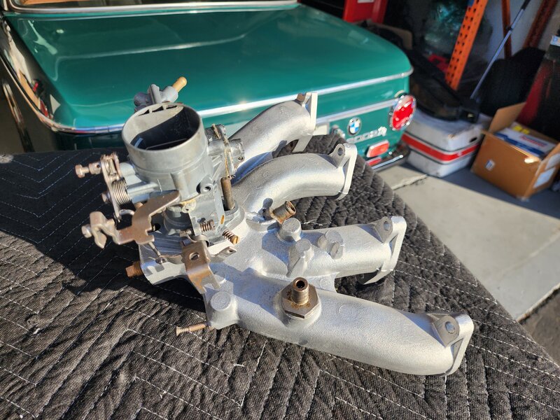 Weber single barrel carb and intake made in Italy |﻿ Miscellaneous