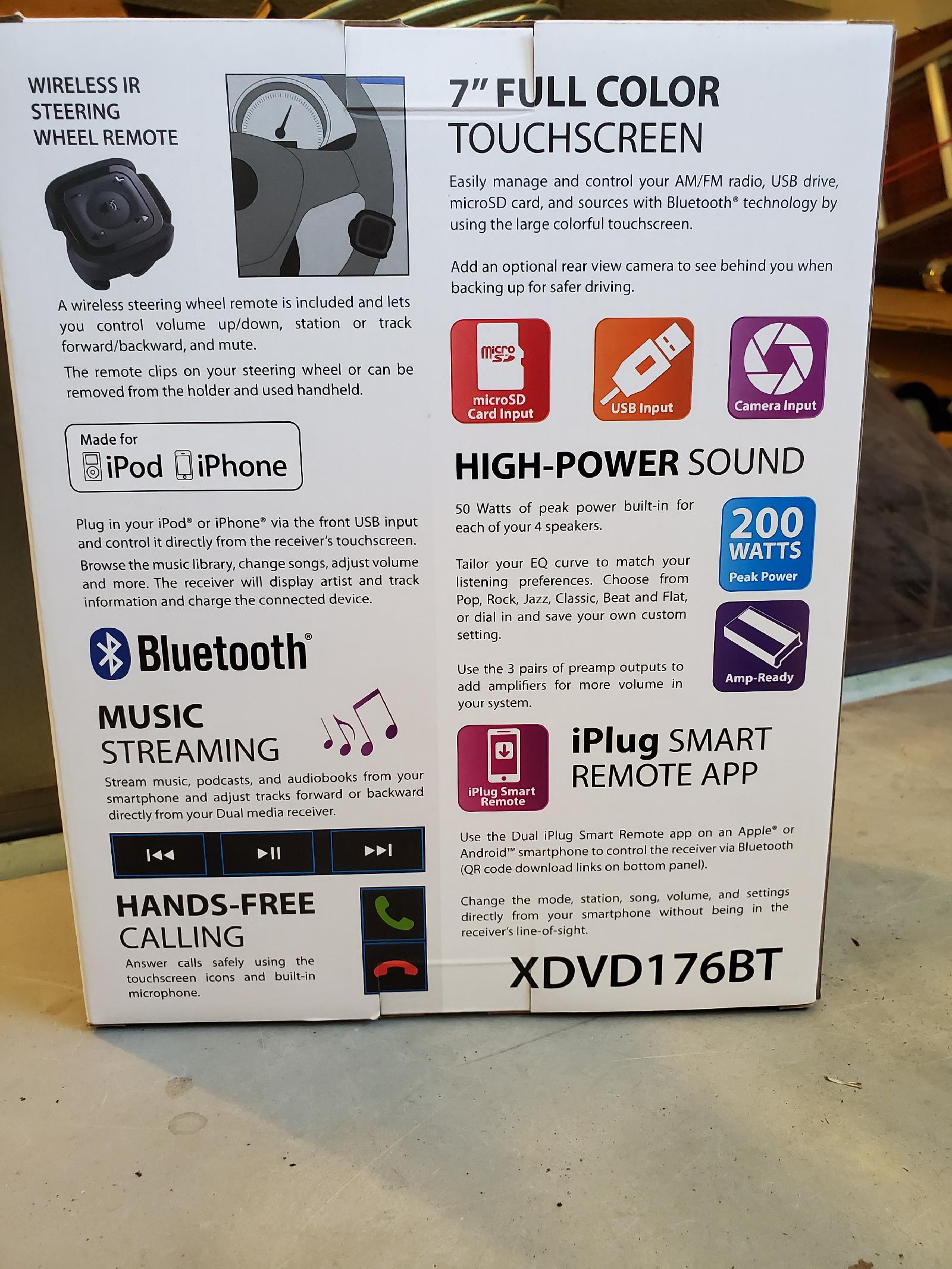 Dual XDVD176BT Brand New in Box |﻿ Miscellaneous