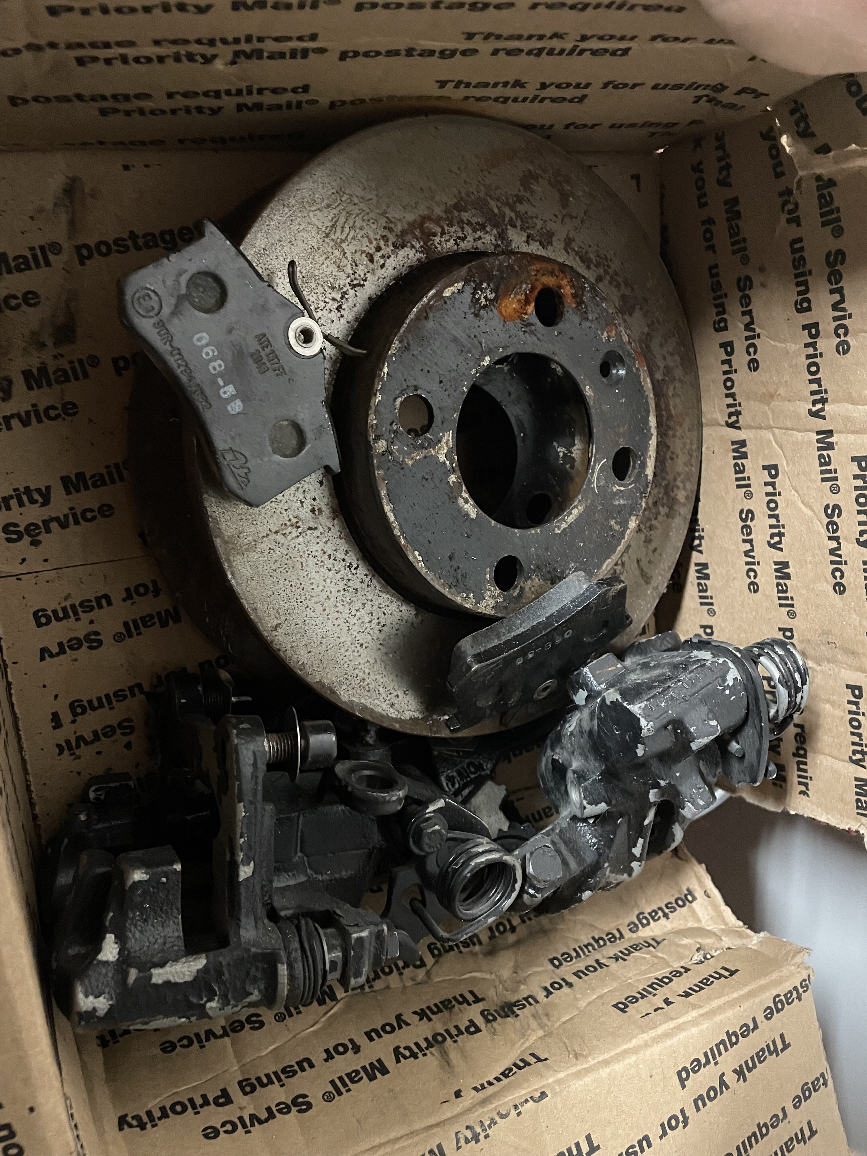 SOLD - Rear Disc Brake Conversion Hubs and Brackets |﻿ Miscellaneous