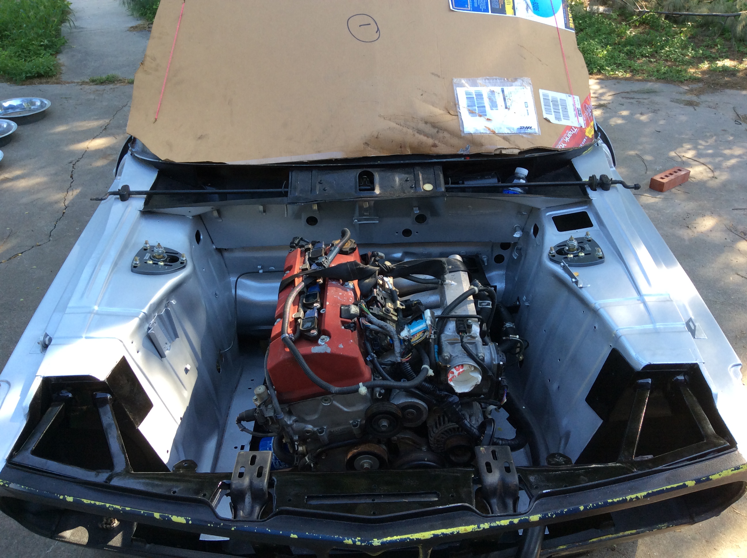 Finally a running car! Honda F20/F22 Swapped 1973 BMW |﻿ BMW 2002 and ...