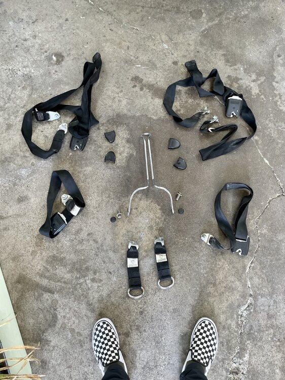 *SOLD* Complete Klippan Seat Belt Kit (Pre 1971 Cars) |﻿ Miscellaneous