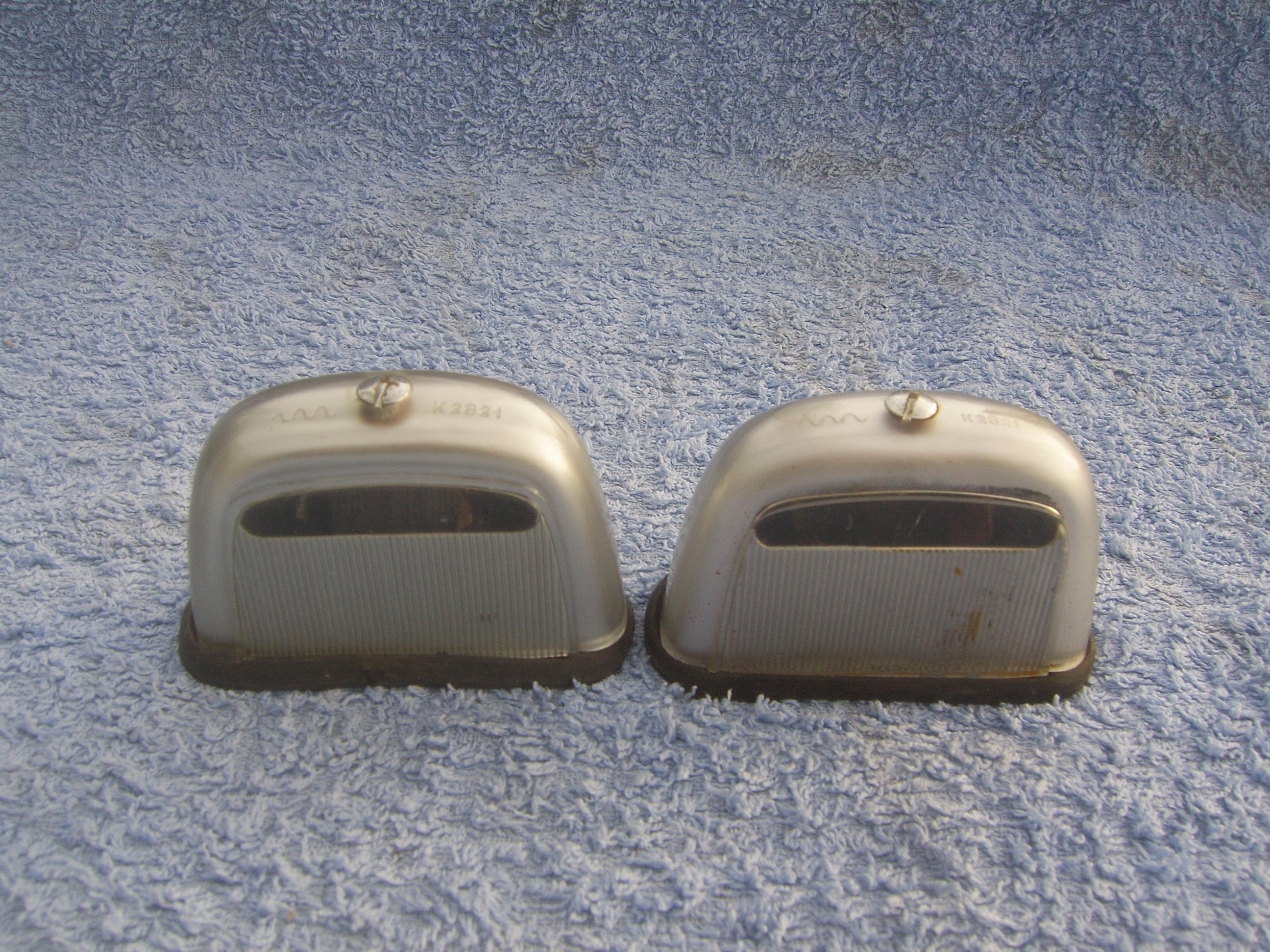 SOLD Set Hella License Plate Lights - Miscellaneous - 2002FAQ