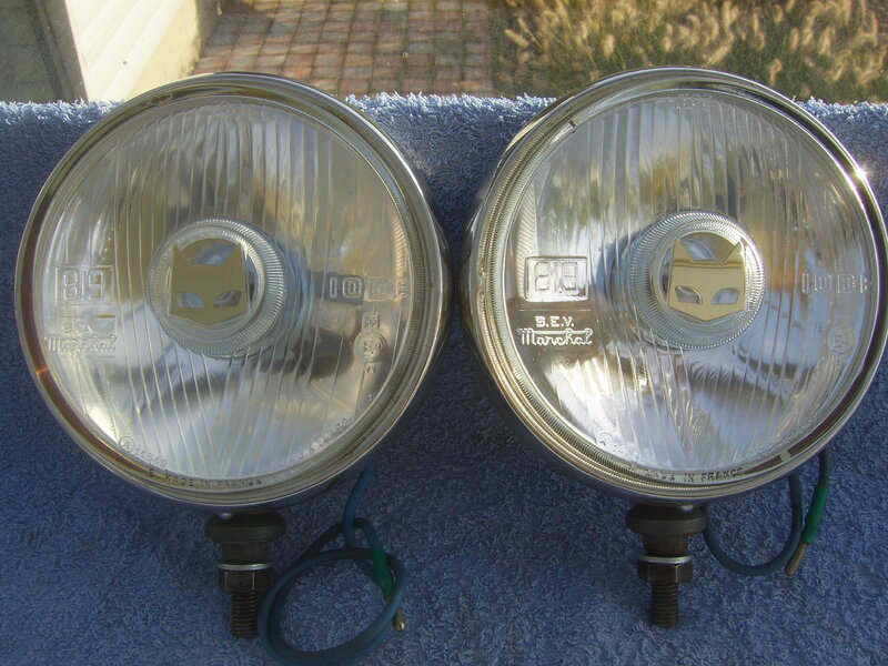 SOLD SEV Marchal 819 Clear Driving Lights |﻿ Miscellaneous