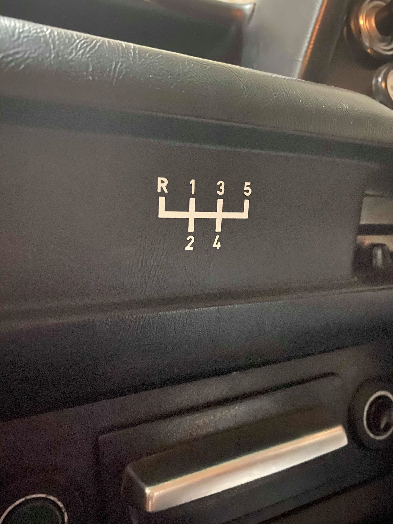 Getrag 242 (4-speed) Shift Decal |﻿ Miscellaneous