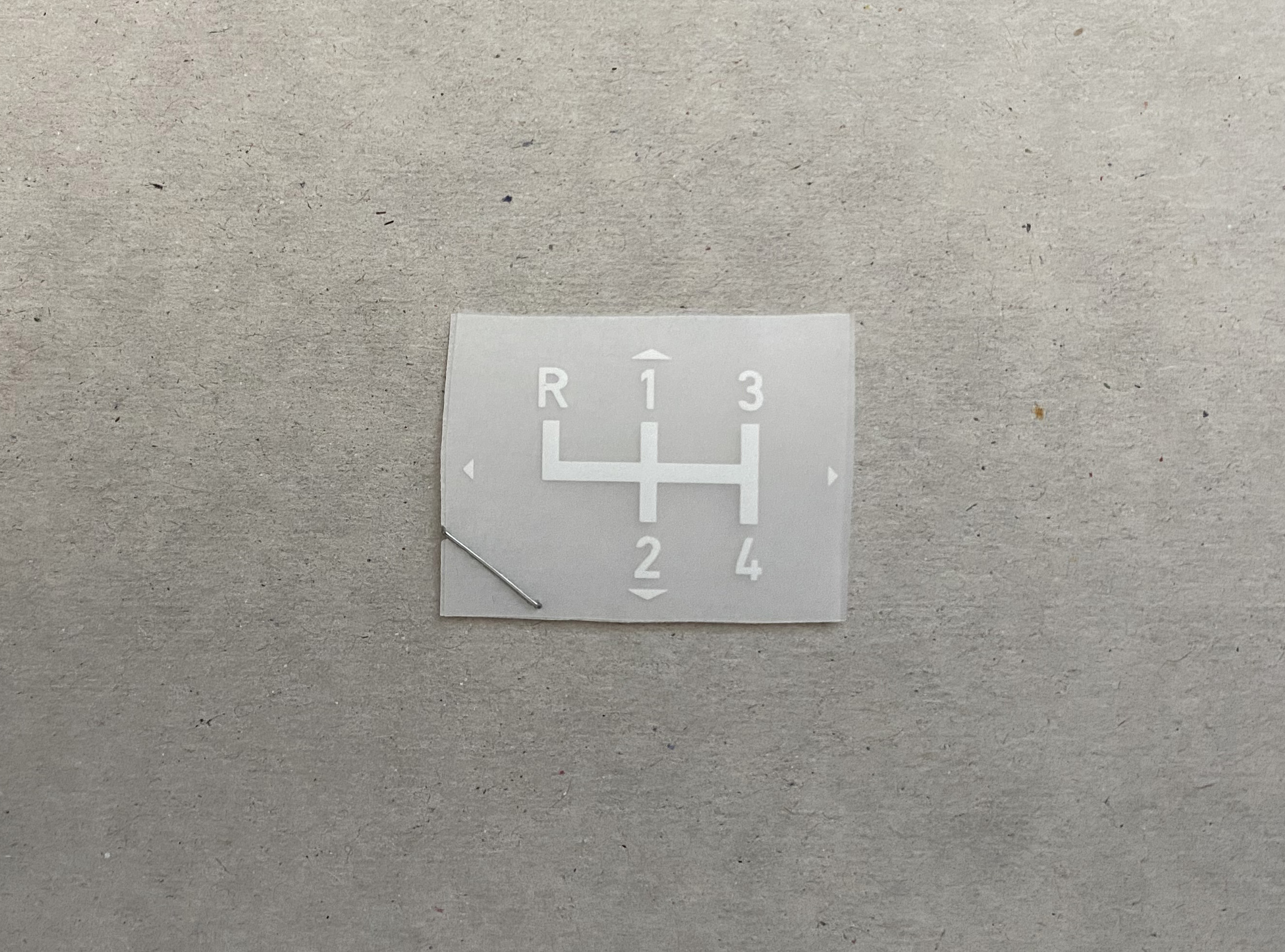 Getrag 242 (4-speed) Shift Decal |﻿ Miscellaneous