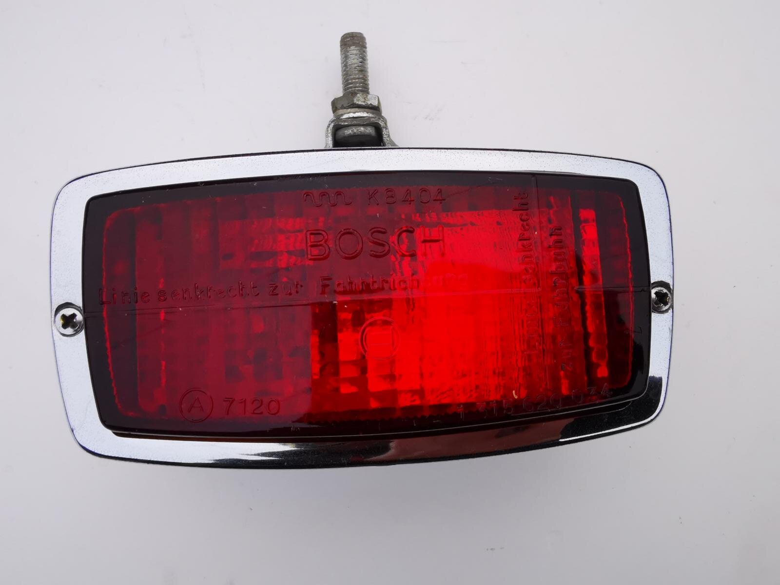 Nice Bosch rectangular chrome rear fog light, real glass |﻿ Miscellaneous