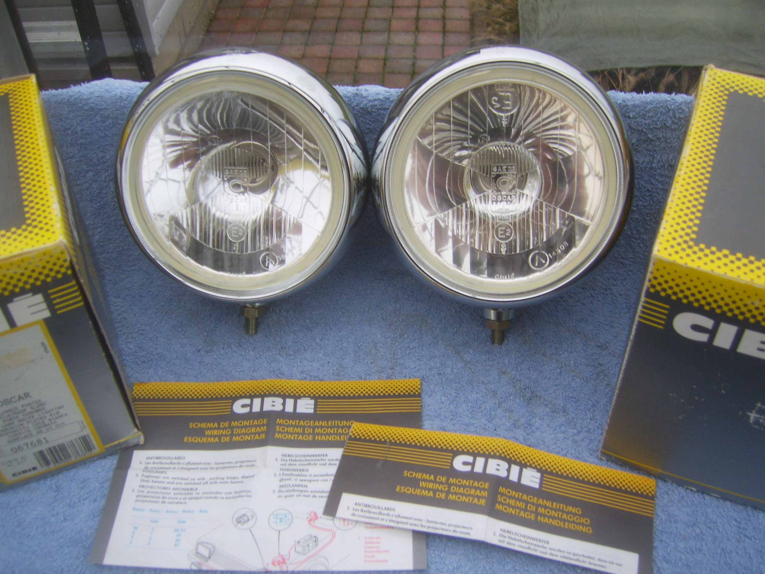 FS: NOS Cibie Oscar Clear Driving Lights |﻿ Electrical and Ignition