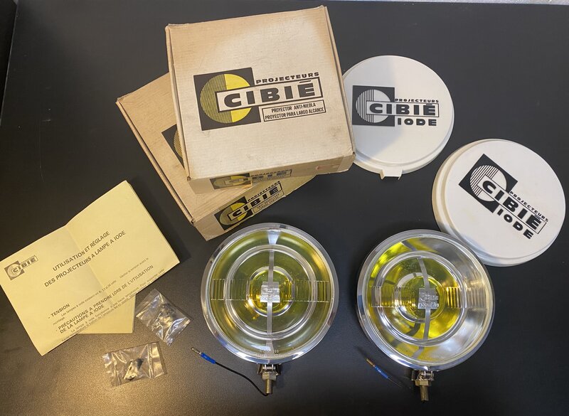 NOS Cibie Iode 45s with NOS Covers |﻿ Miscellaneous