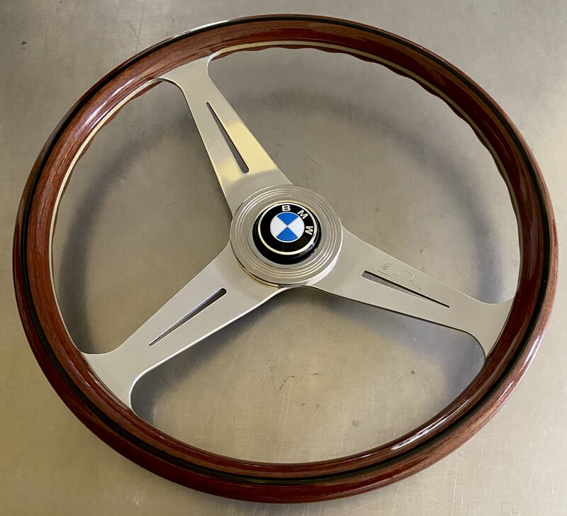 FS: Vintage Nardi 390mm Wood Steering Wheel w/ BMW Horn - Miscellaneous ...