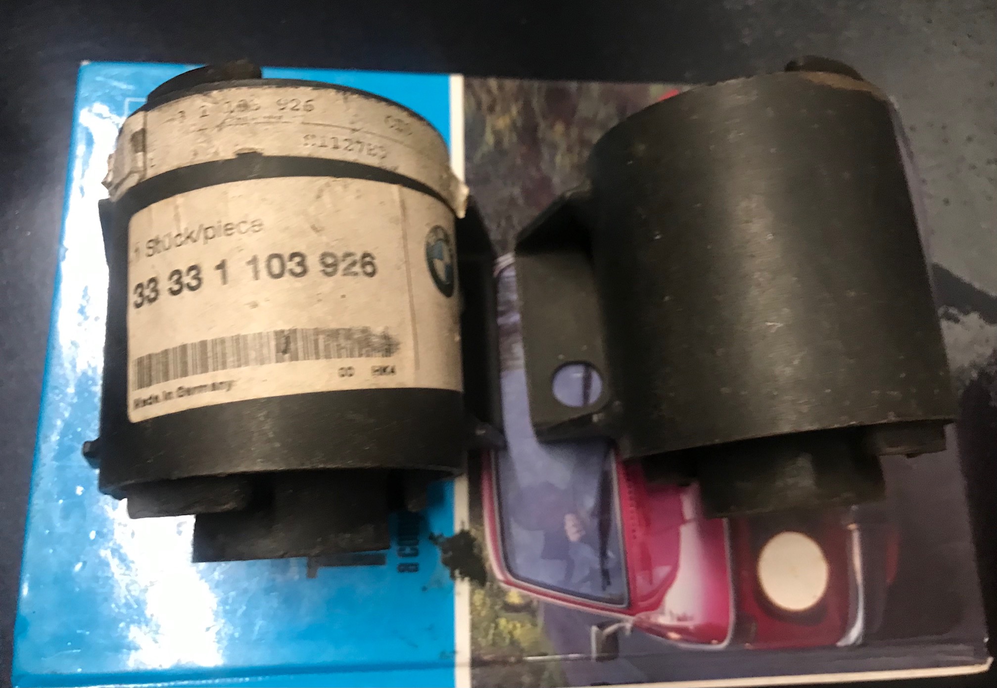 BMW 2002 Rear Suspension Carrier Rubber Support New (set 2 ...