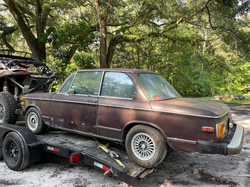 1974 tii Pulled Out of a Swamp |﻿ BMW 2002 and other '02