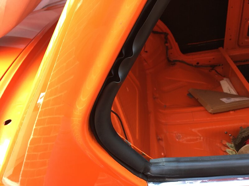 Rear Quarter vent window seal installation |﻿ BMW 2002 and other '02