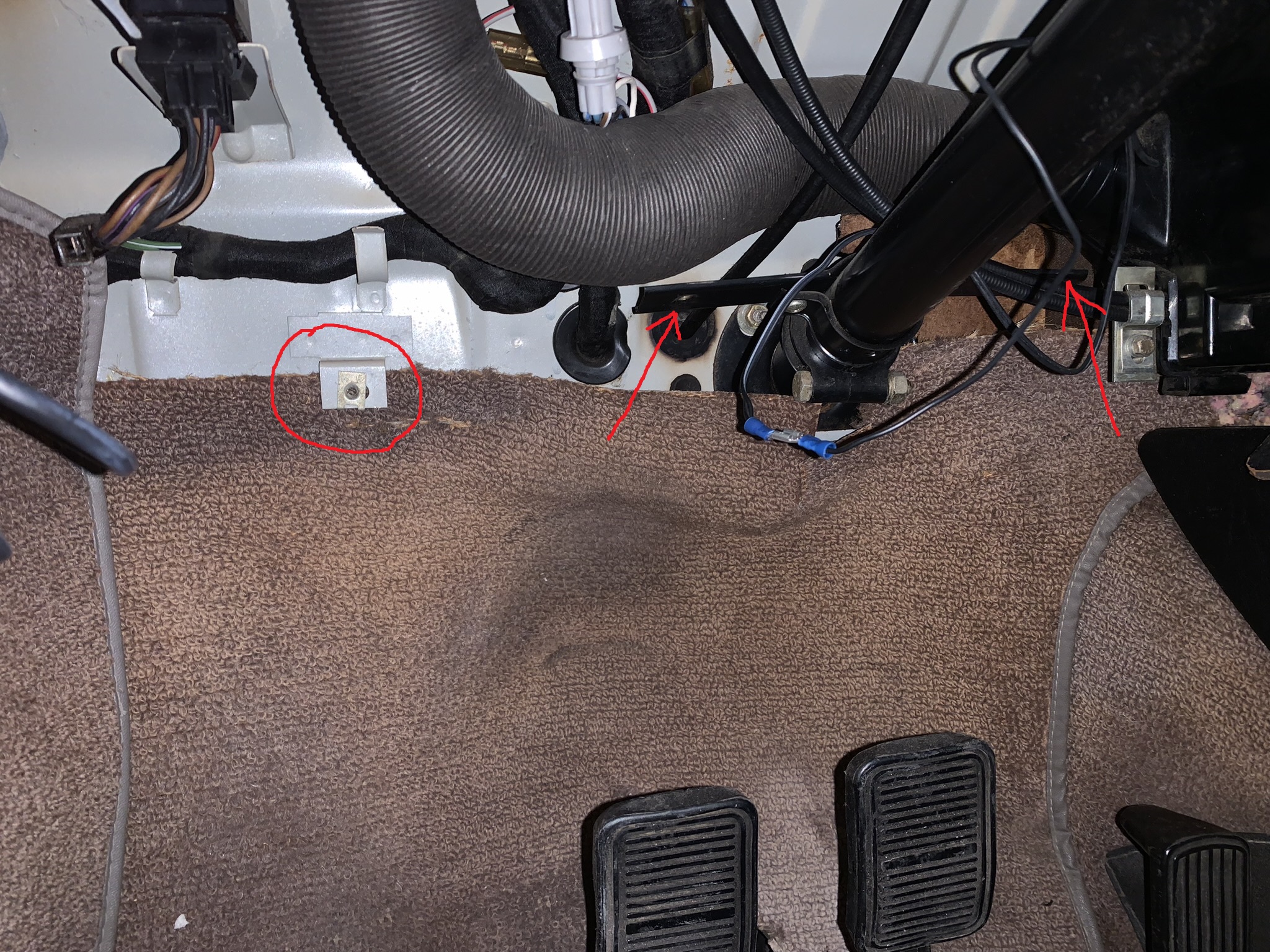 Under-dash panel hardware |﻿ Parts Wanted