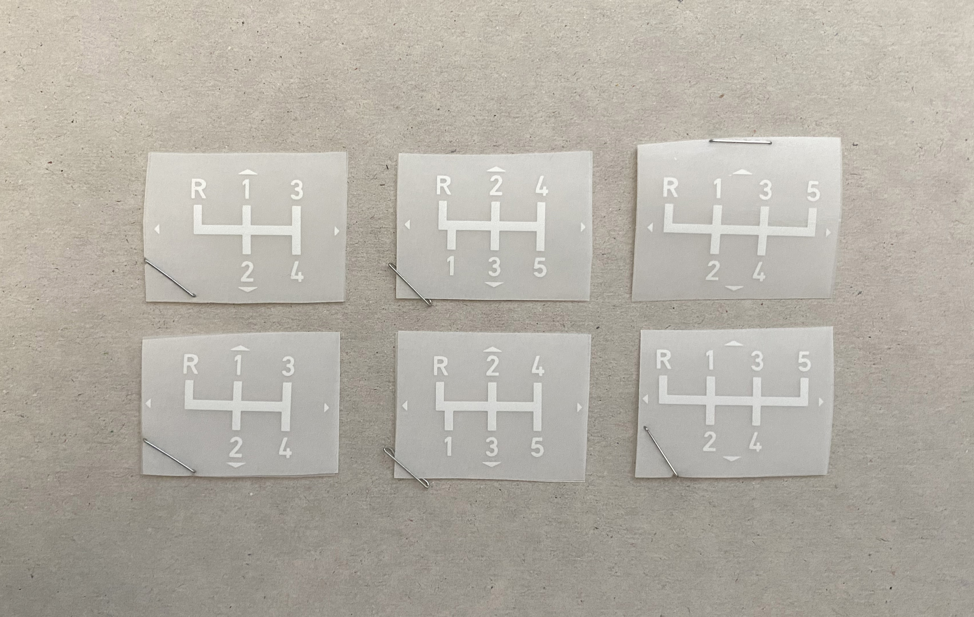 Better picture -- 5 speed decal for dash |﻿ Miscellaneous