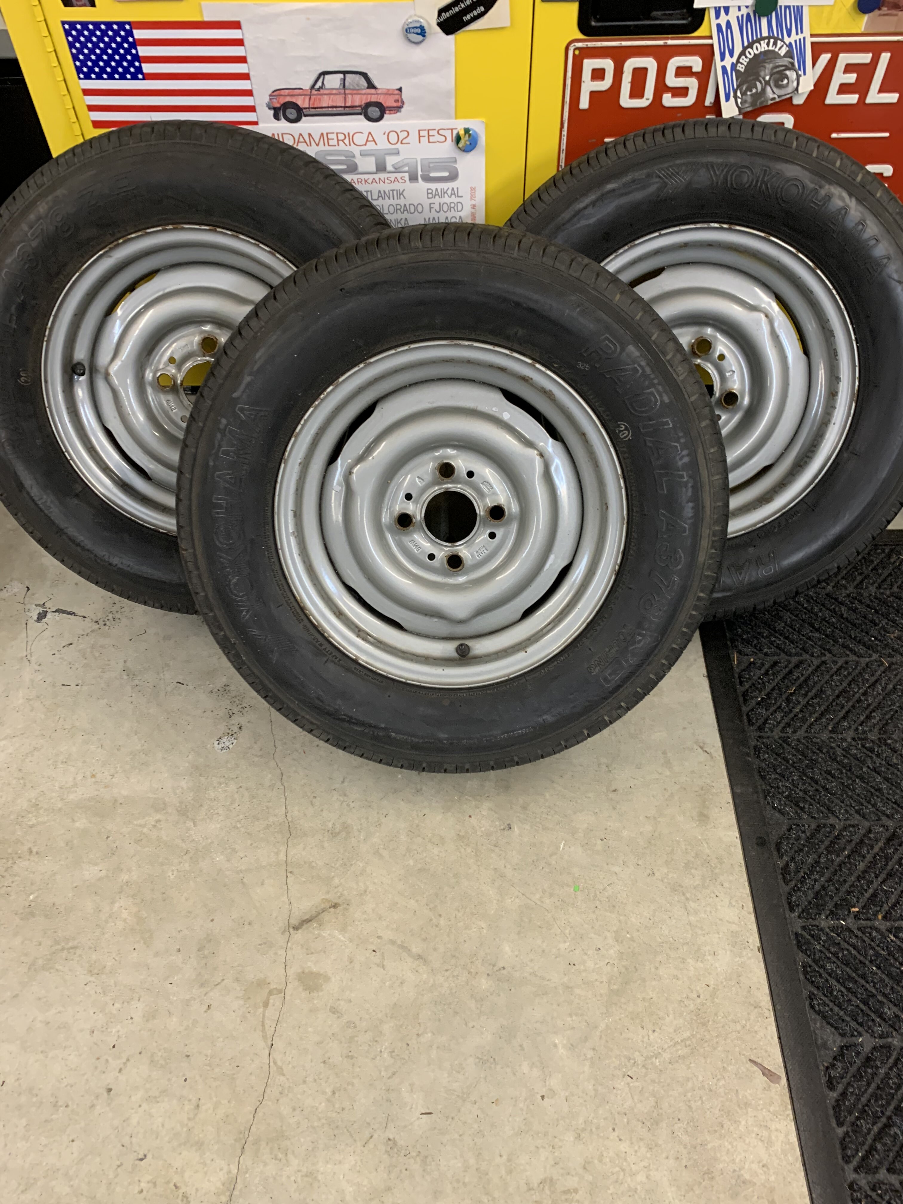 Three Tii 13x5” steel wheels |﻿ Miscellaneous