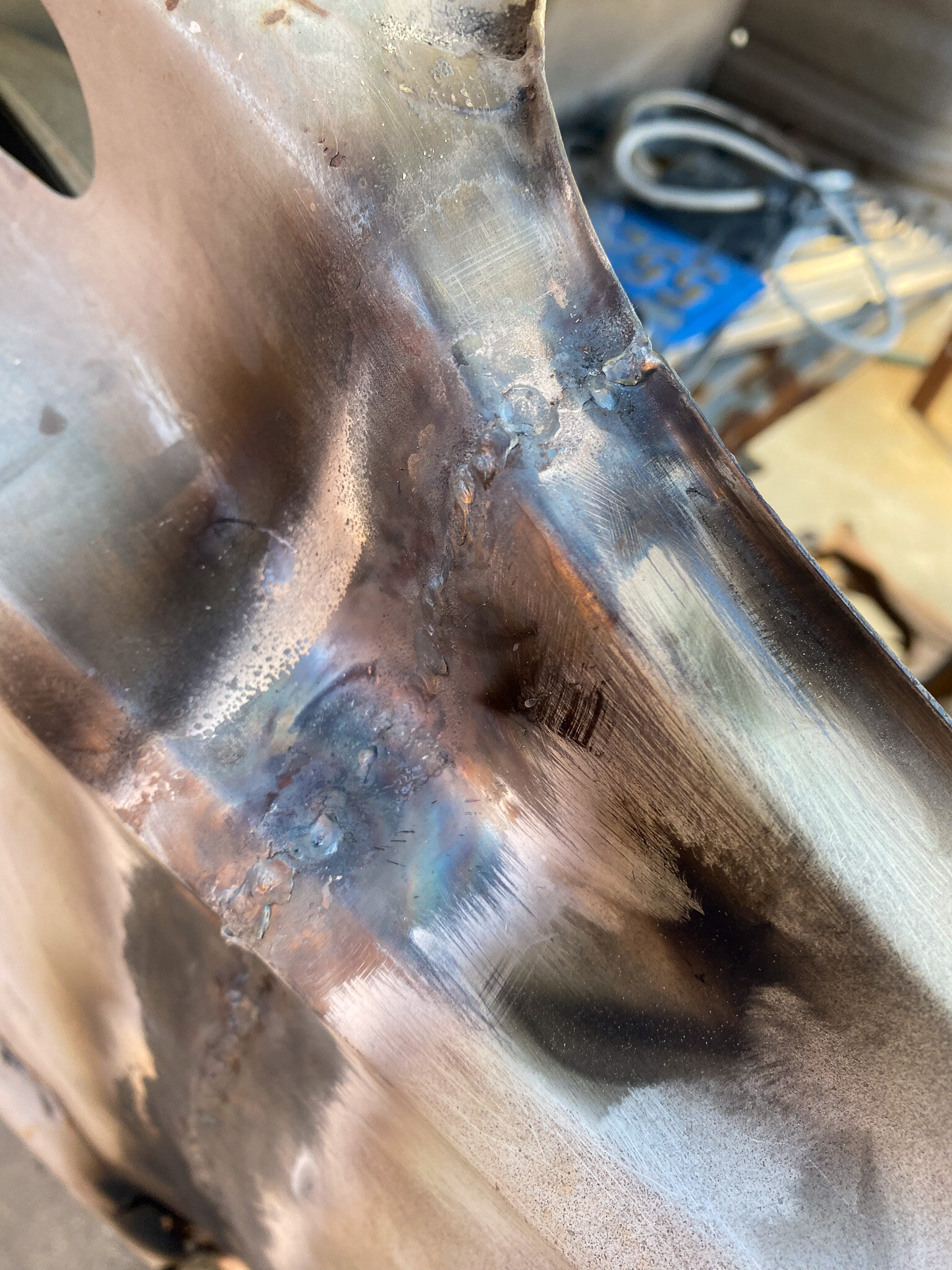 Welding has begun! "The Cattle Chaser" |﻿ 1969 BMW 1600-2 "The Cattle ...