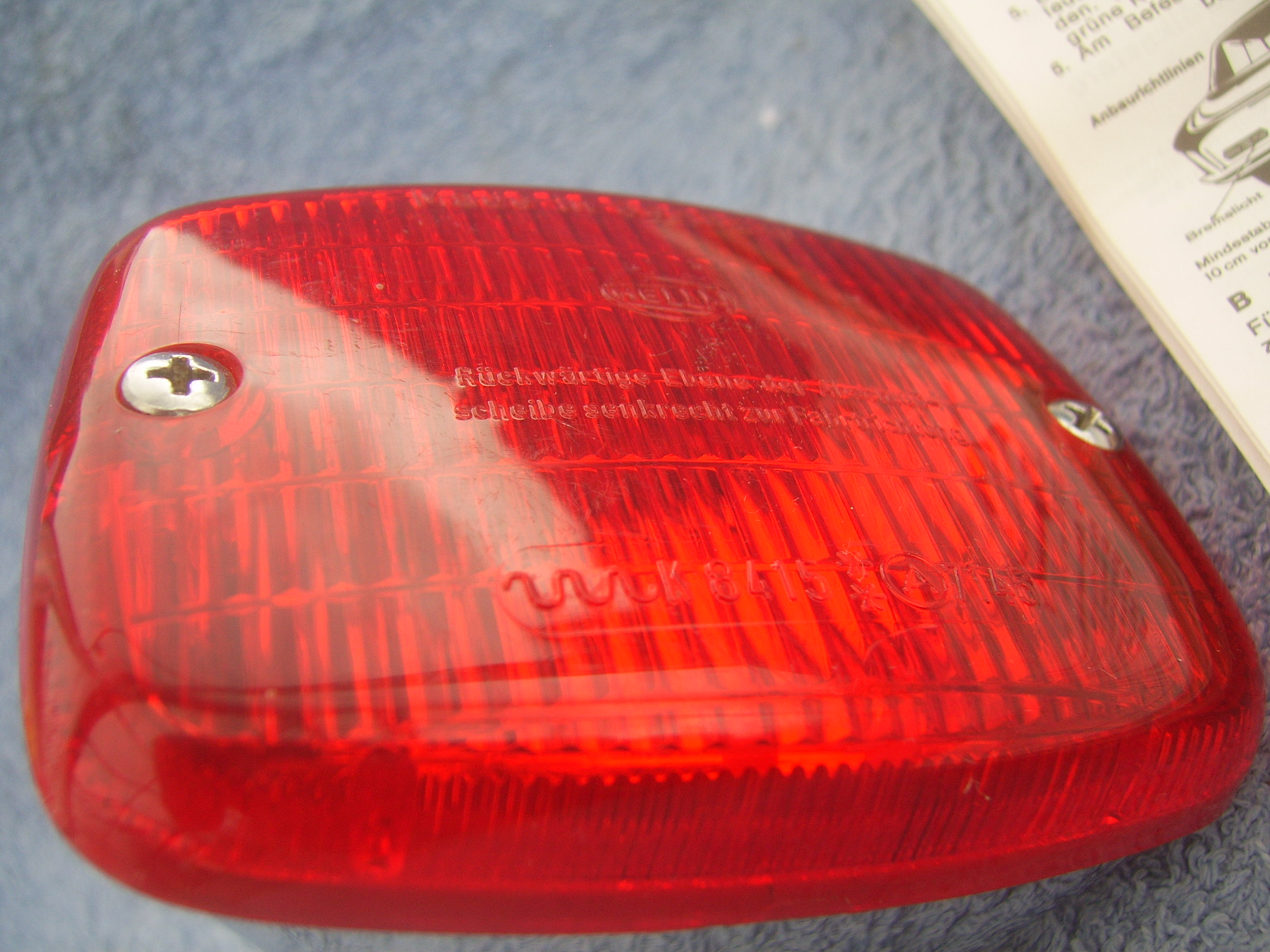 FS: NOS Hella Red Rear Fog Light |﻿ Miscellaneous