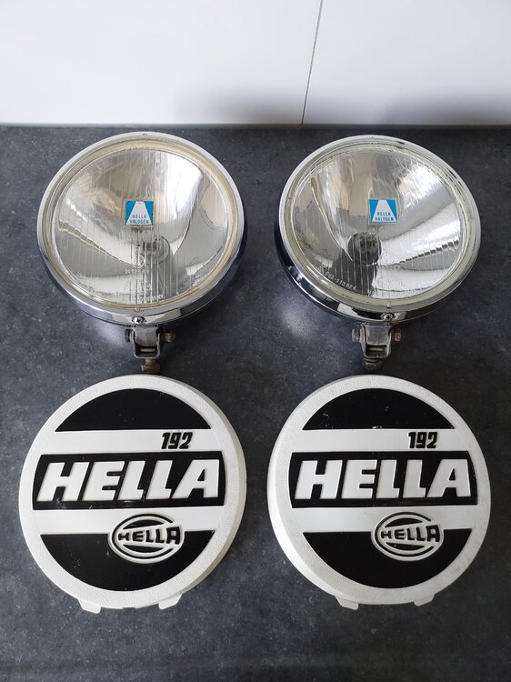 Chrome Hella 192 Spot / Fog Lights + Covers |﻿ Miscellaneous