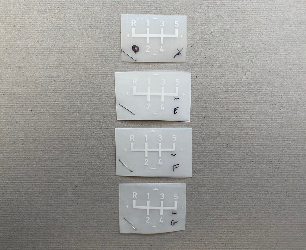 Shift decals (sold as-is) $5/ea or all (7) for $30 |﻿ Miscellaneous