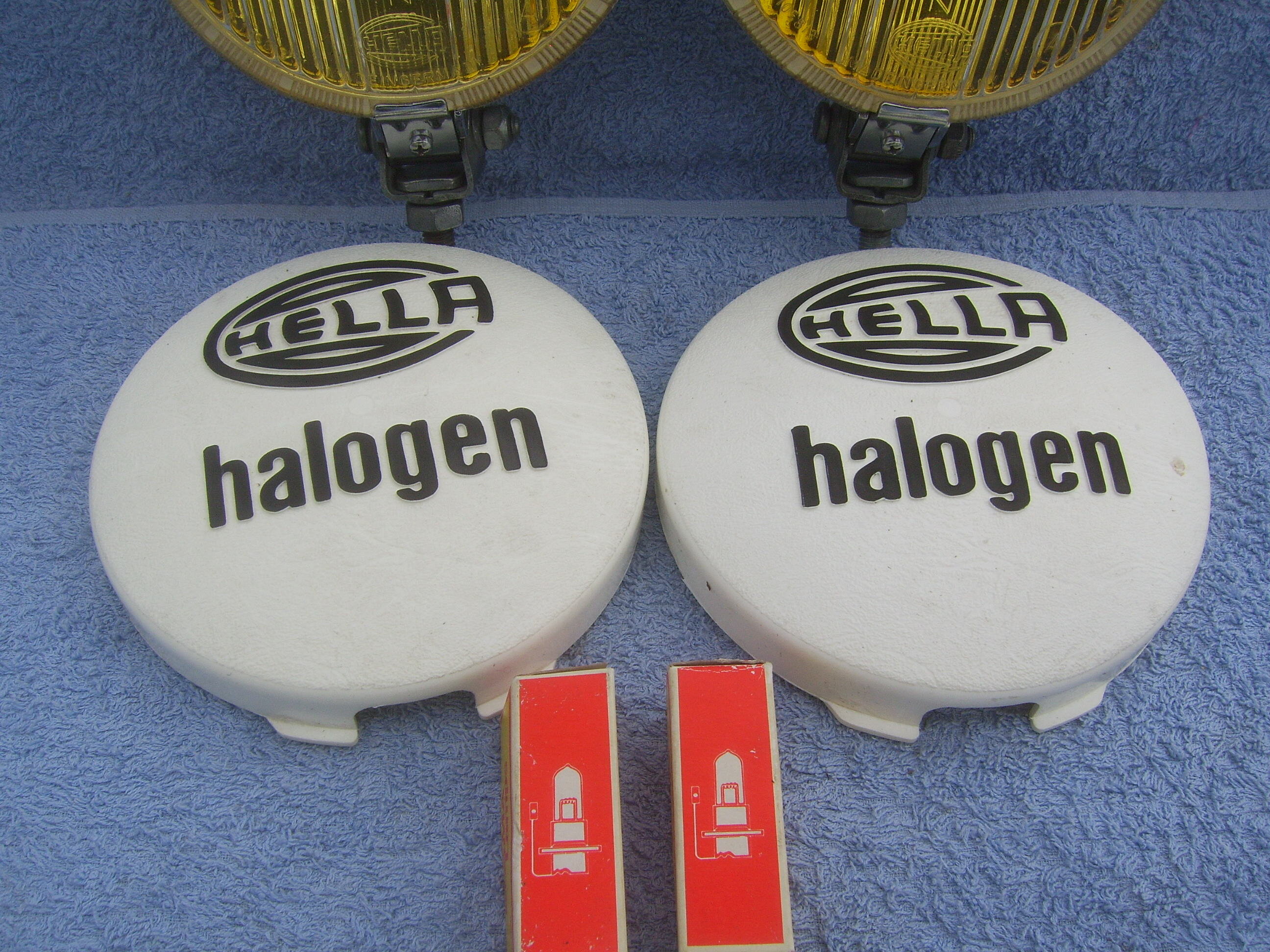 FS: Hella Halogen Yellow Fog Lights + NOS Covers |﻿ Miscellaneous