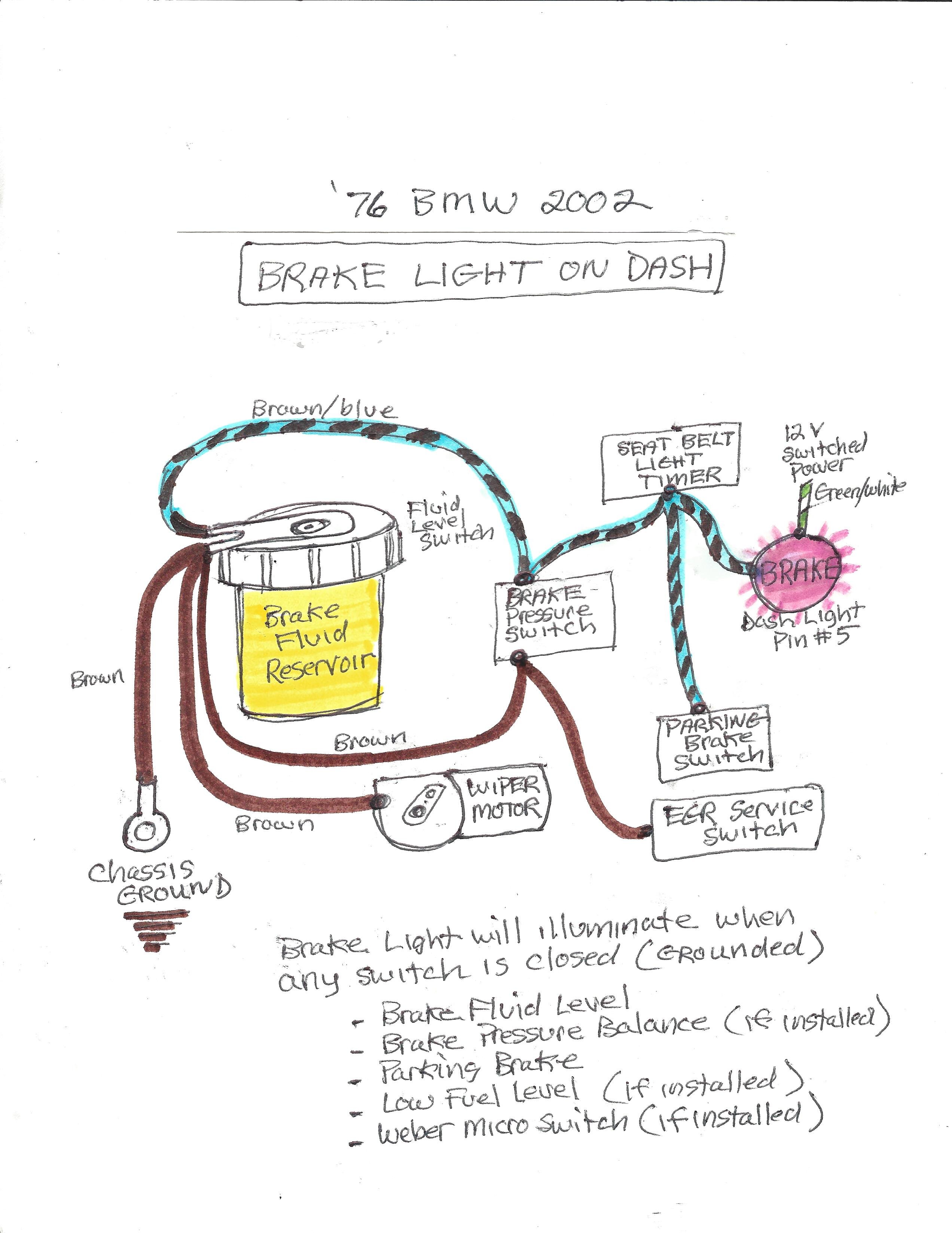 Brake telltale conversion |﻿ BMW 2002 and other '02