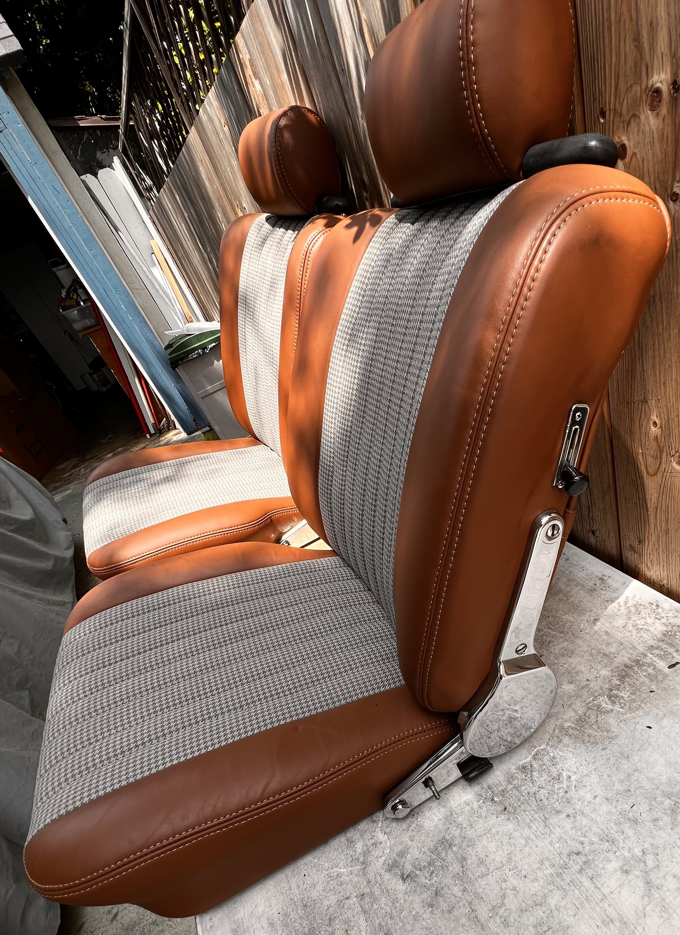 Saddle brown two tone seats |﻿ Miscellaneous