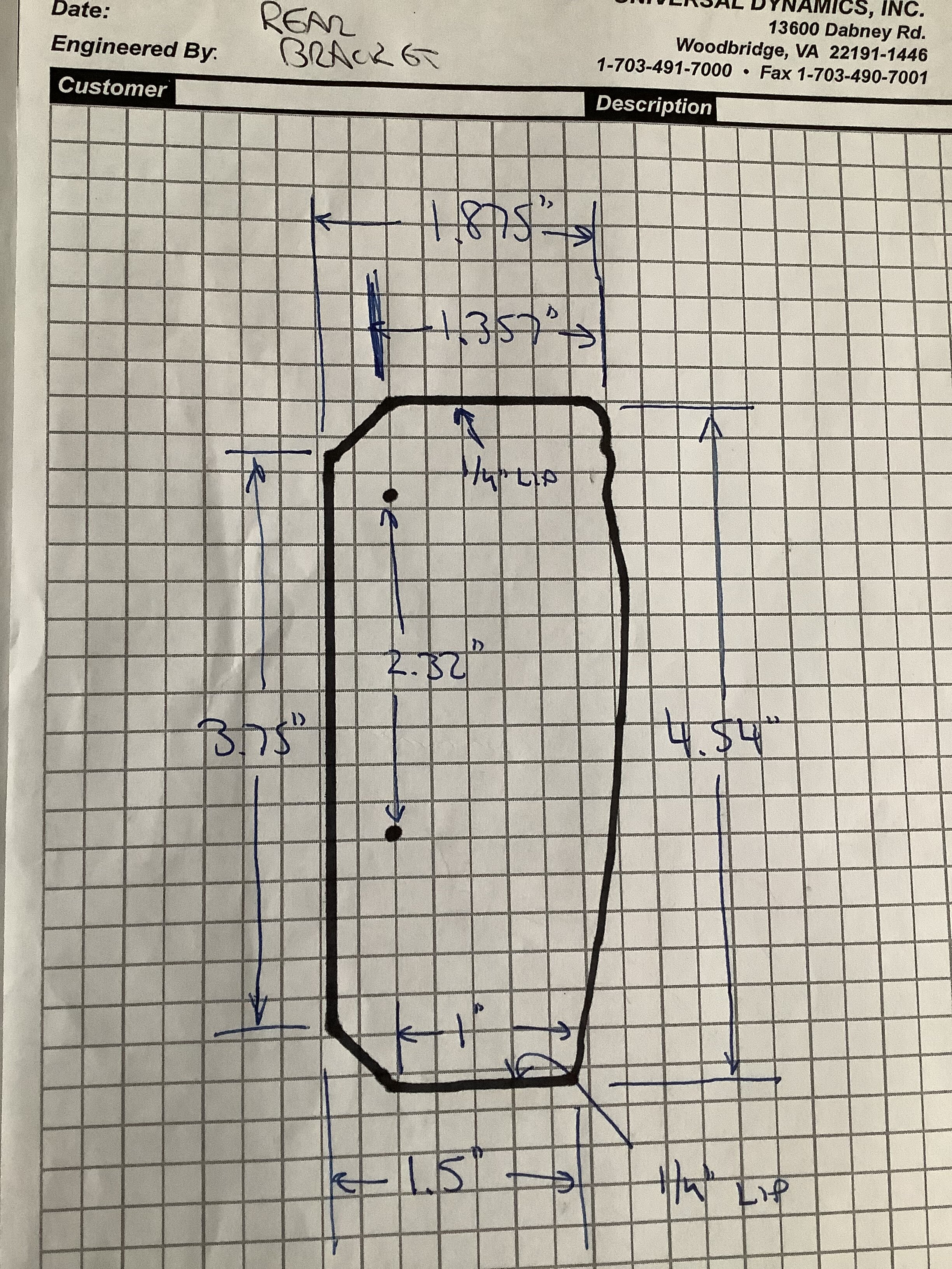 Dimensions for Ti / Tii brackets - BMW 2002 and other '02 - 2002FAQ