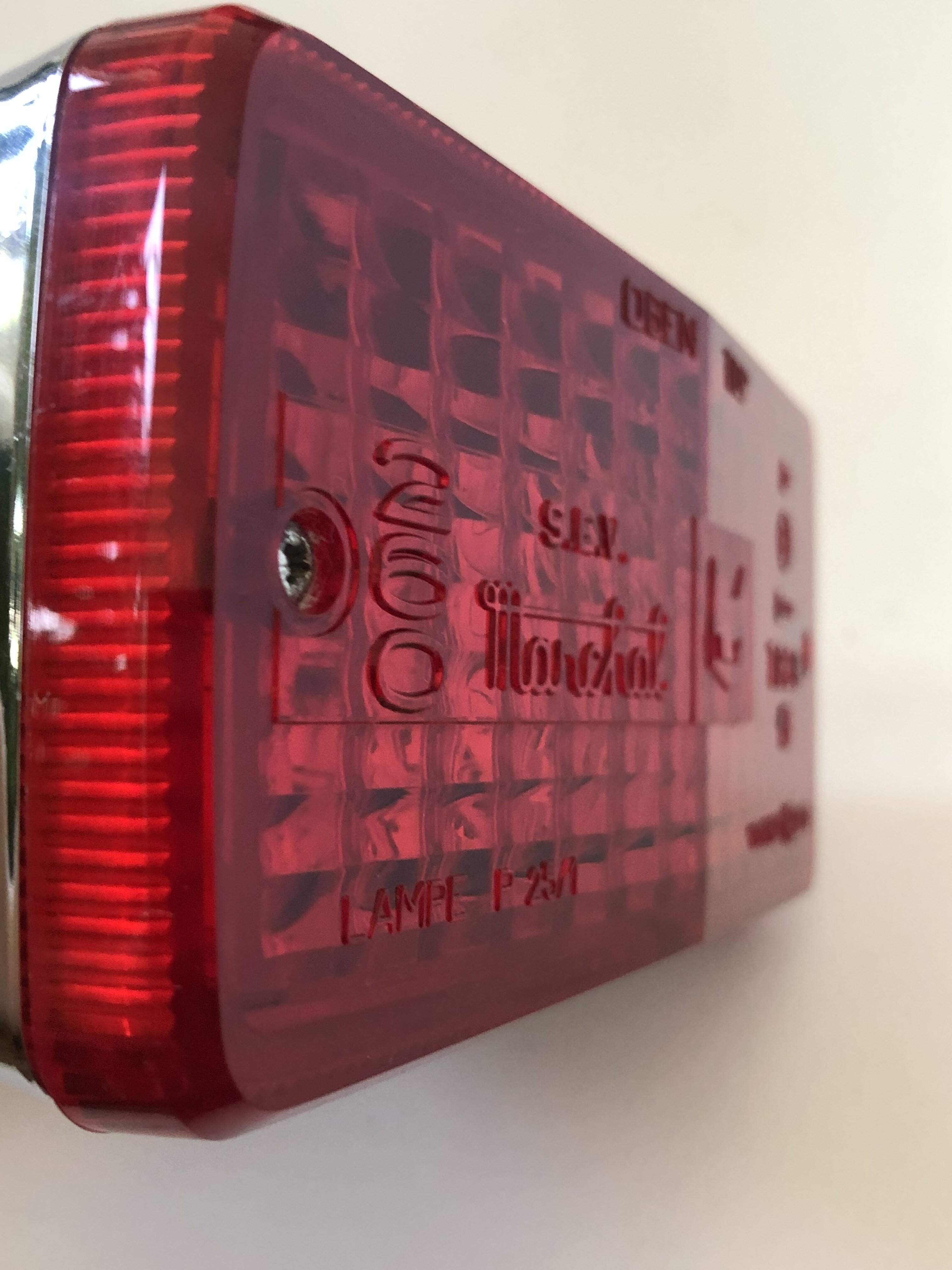 Rear RED fog light Marchal RARE |﻿ Body and Interior