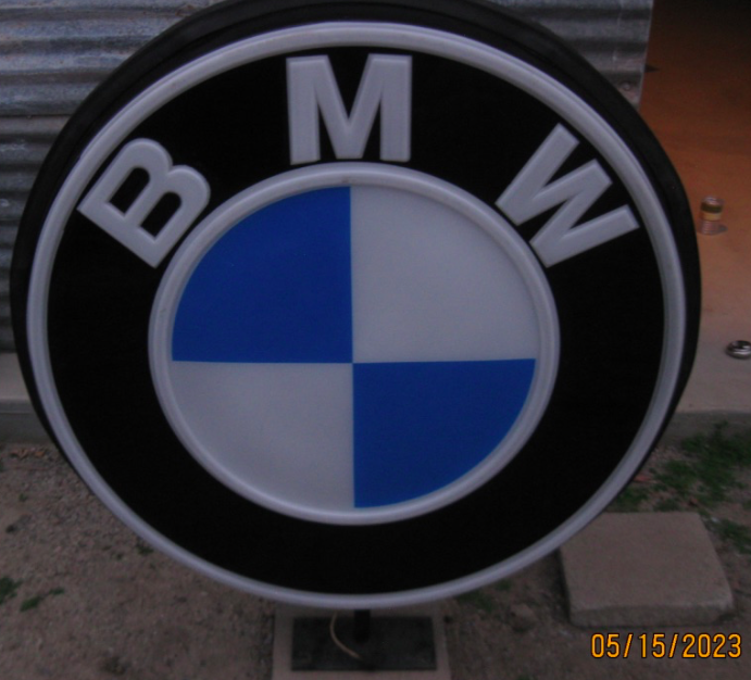 1960's/70's era German BMW Dealership Motorcycle Sign |﻿ Miscellaneous