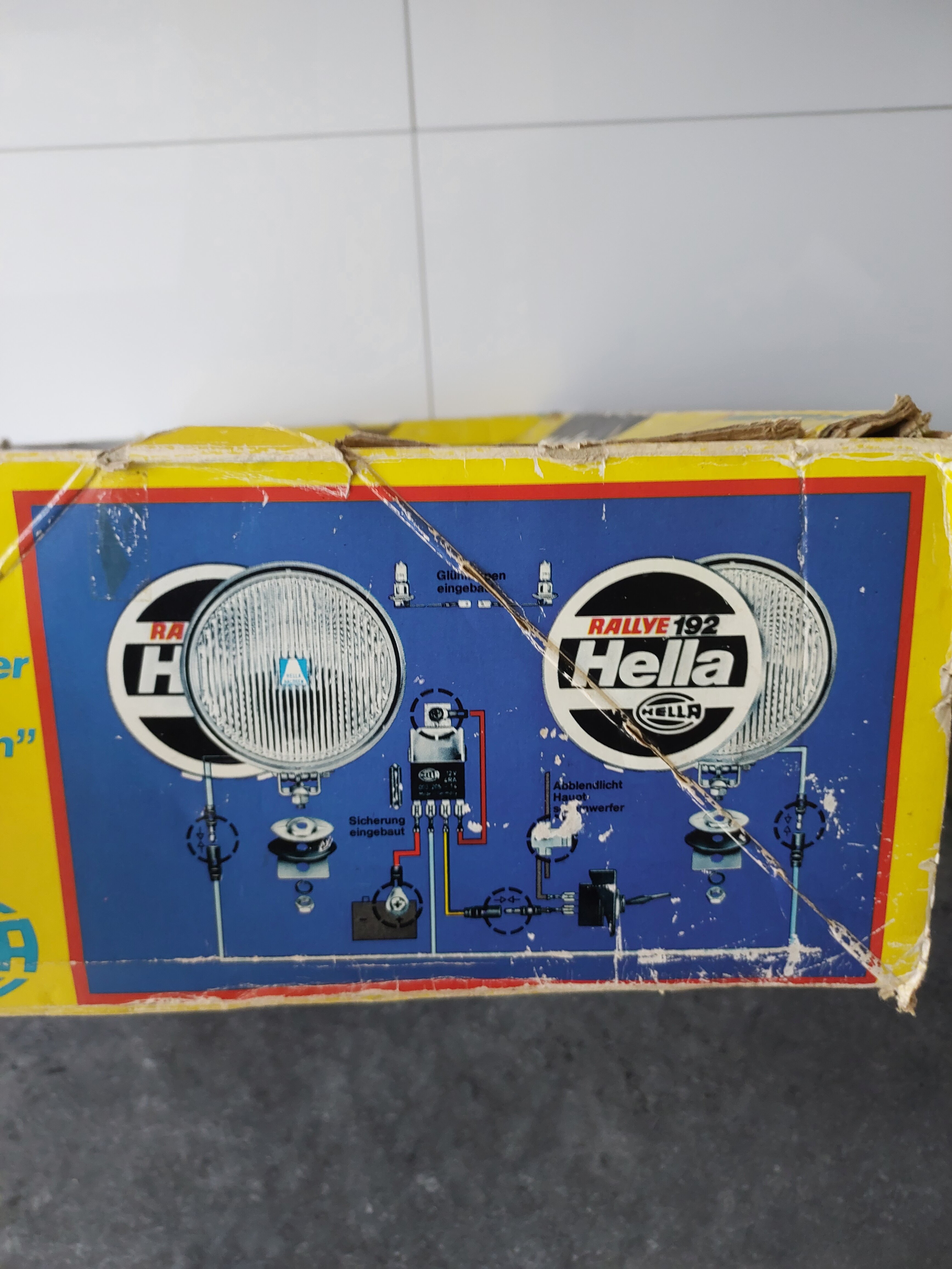 Rare NOS Hella Halogen Rallye 192 Set |﻿ Miscellaneous