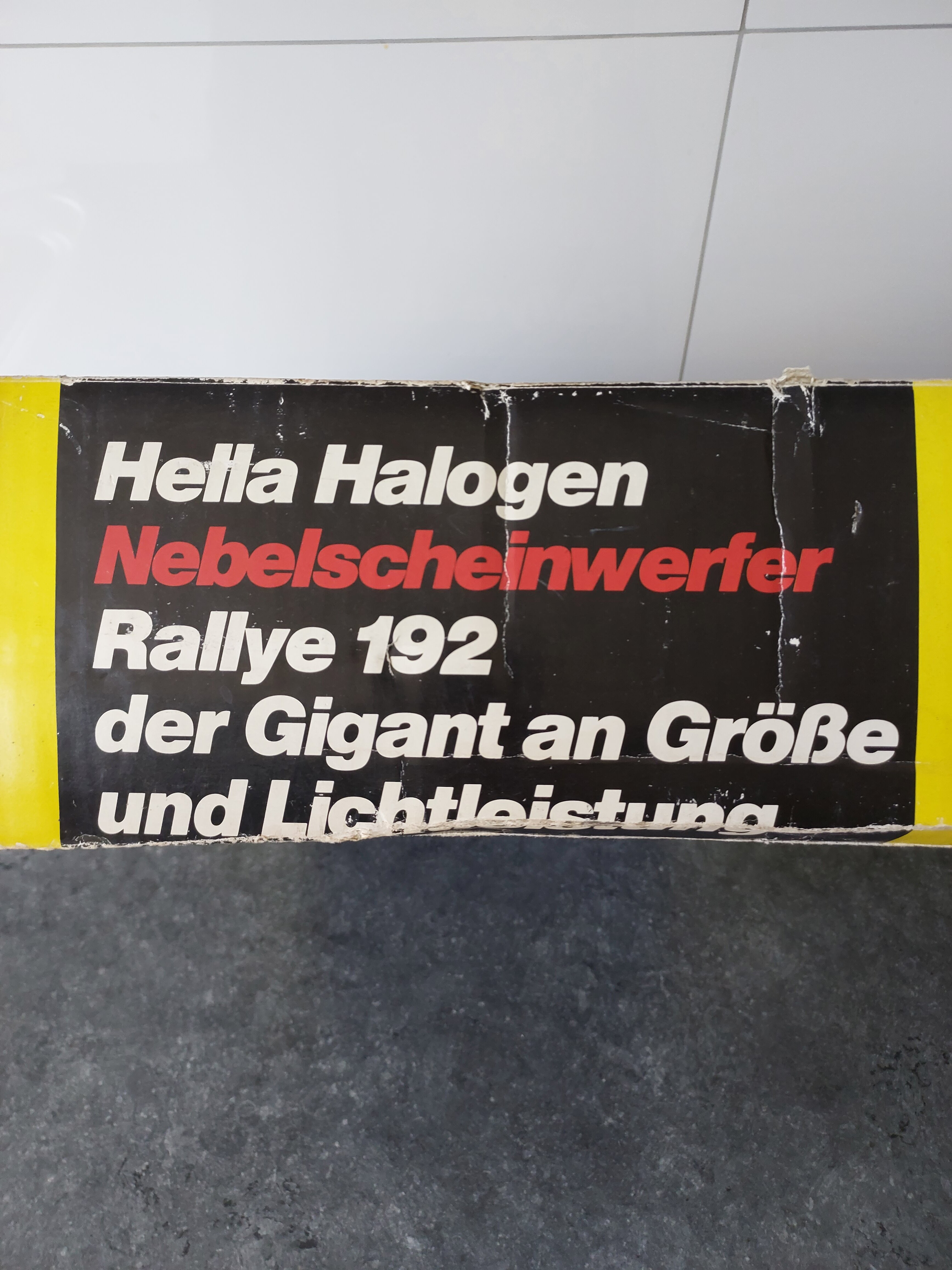 Rare NOS Hella Halogen Rallye 192 Set |﻿ Miscellaneous