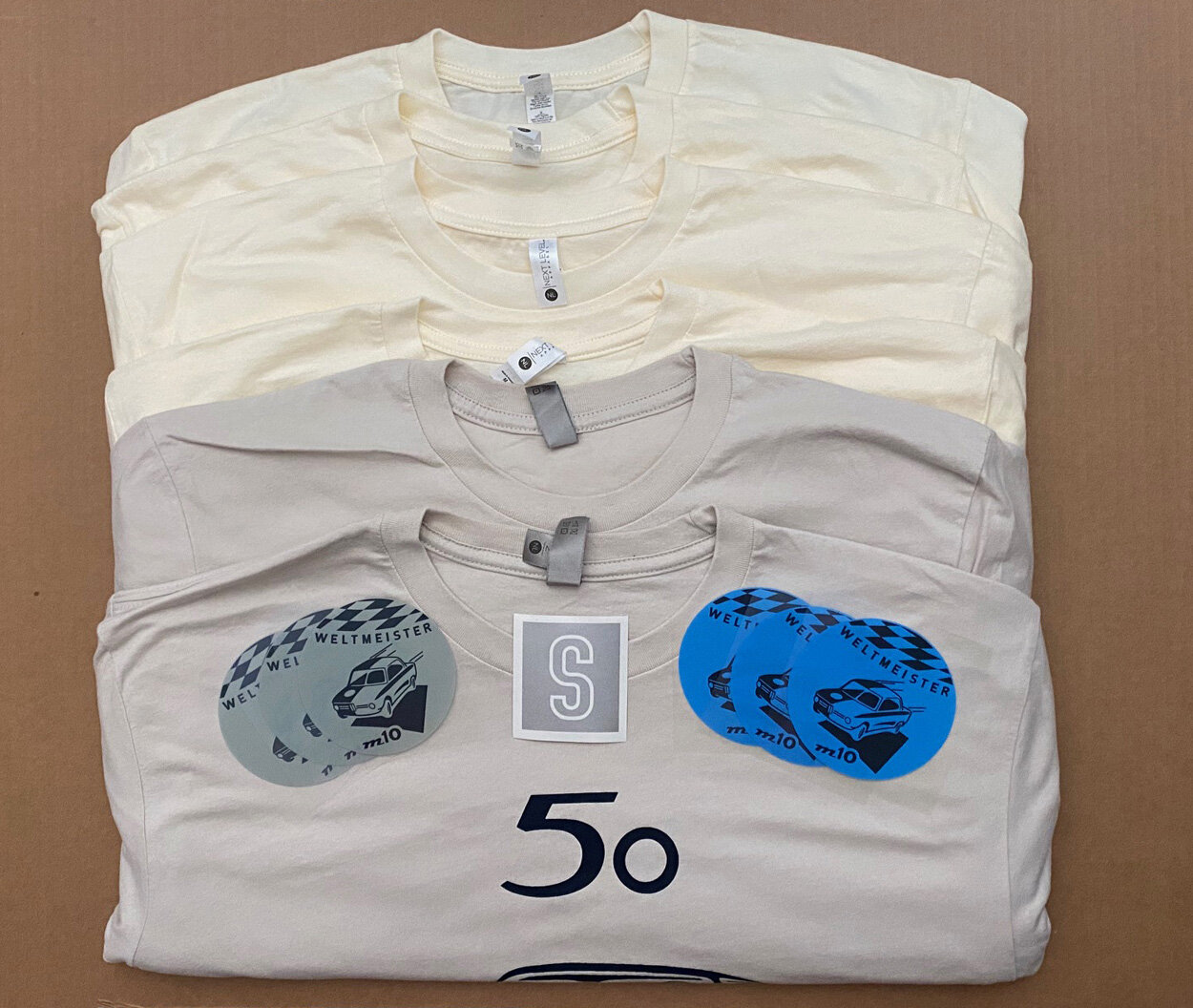 Package deal $96/shipped (6 shirts + 6 decals + LSD Stencil ...